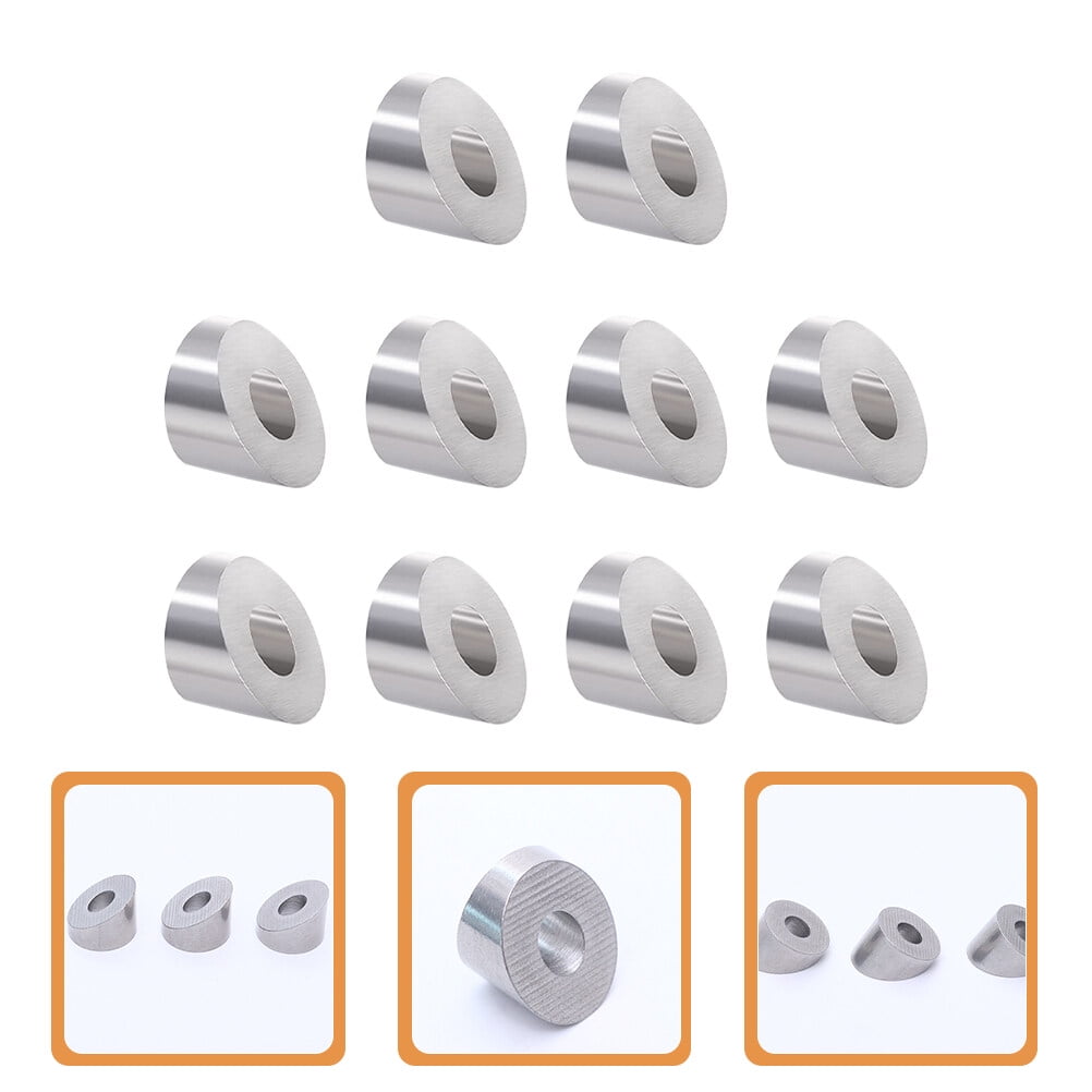 IBASETOY 10pcs Stainless Steel Beveled Washers For Deck Railing Kit ...