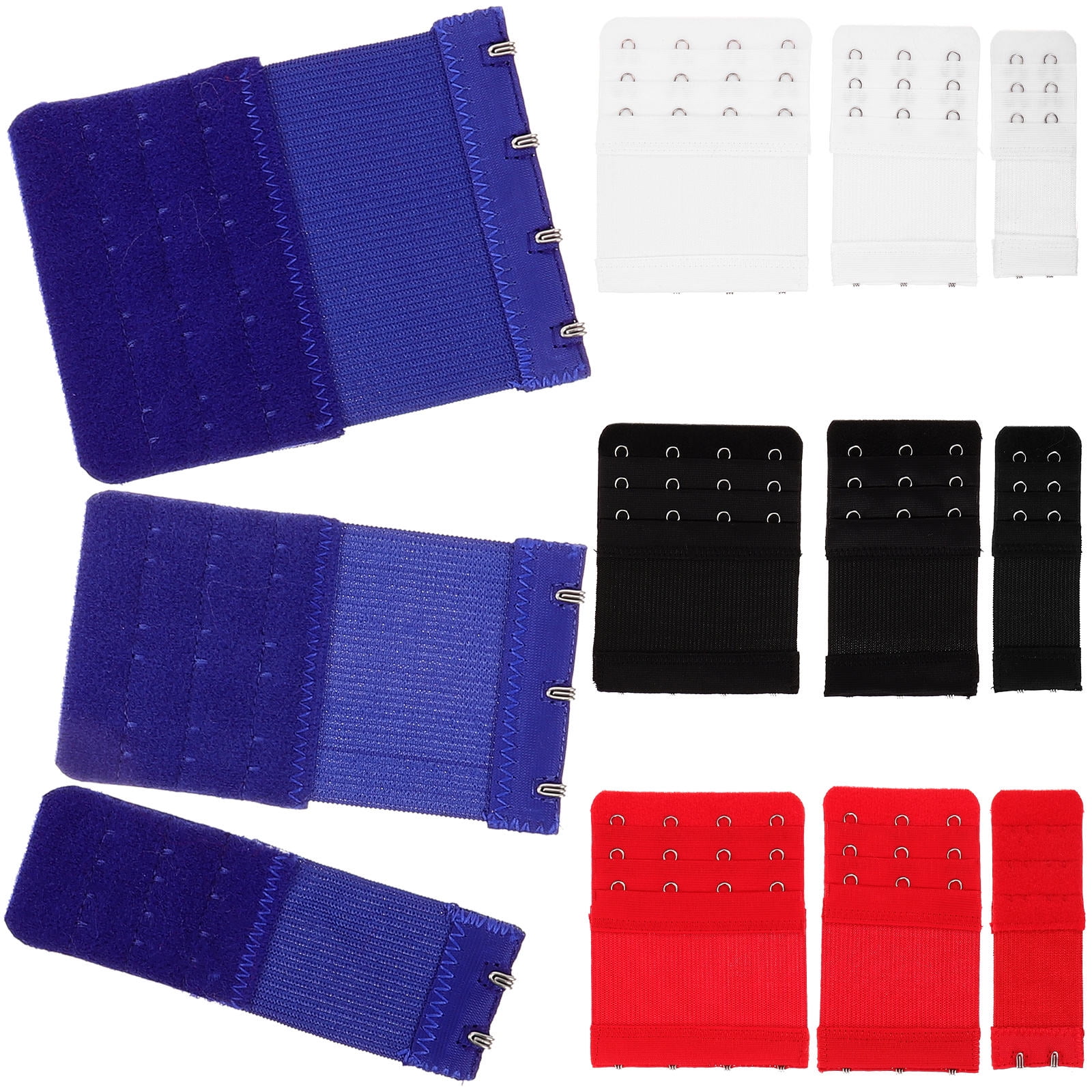 IBASETOY 12Pcs Body Suit Extenders Bra Extension Strap Navy Blue ...
