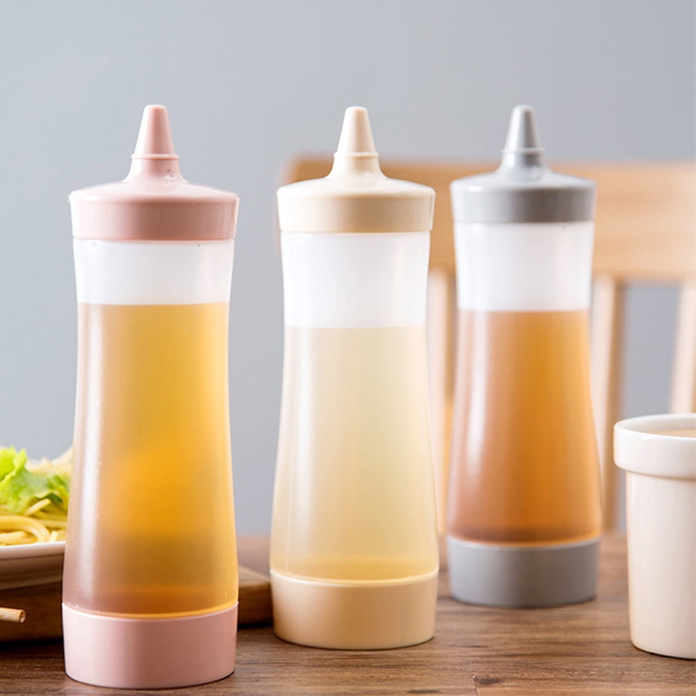 IBASETOY 1Pack Mustard Dispenser Squeeze Bottle PP Reusable Condiment ...
