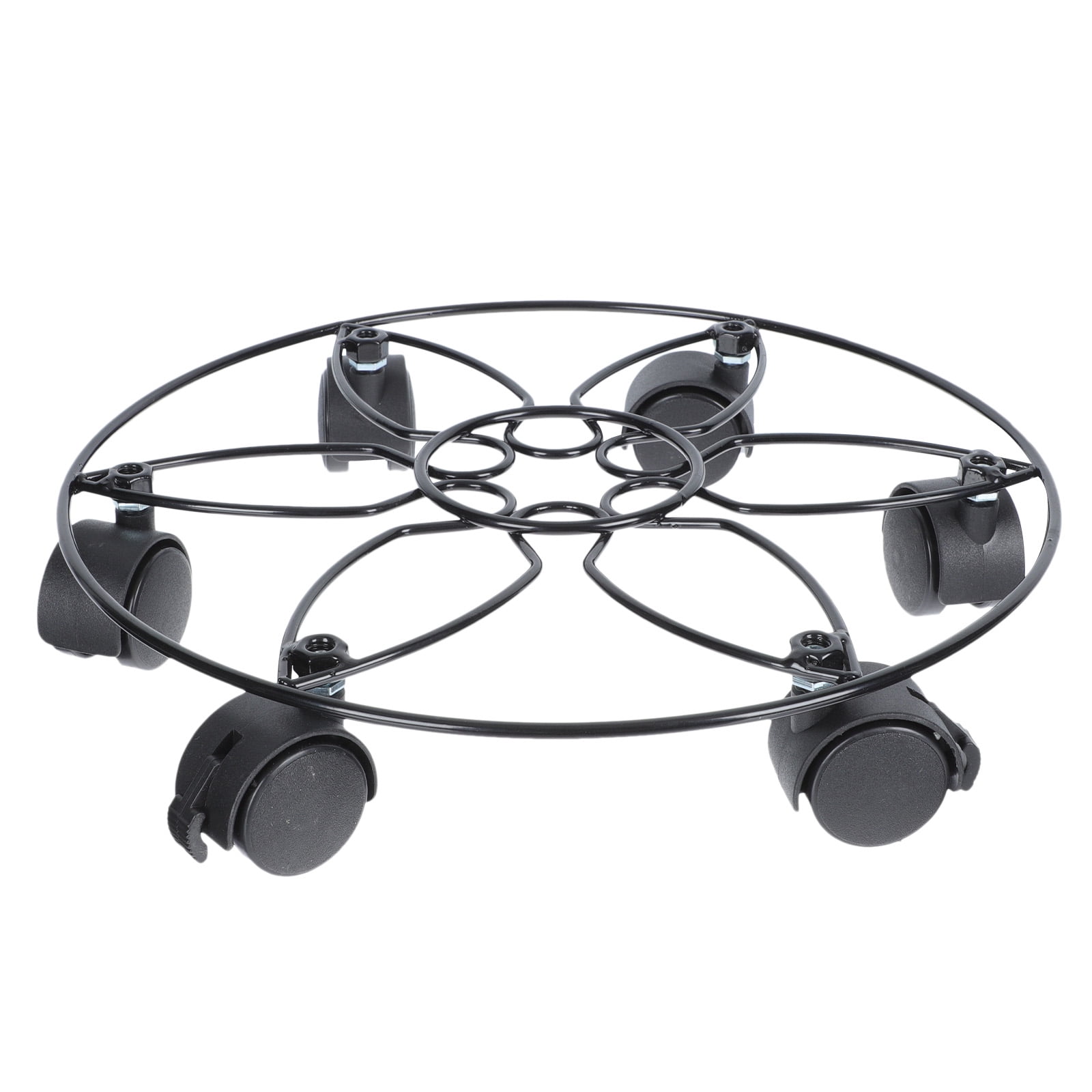 IBASETOY 1Pcs Planter Wheels For Outdoor Pots Removable Wheel Iron ...