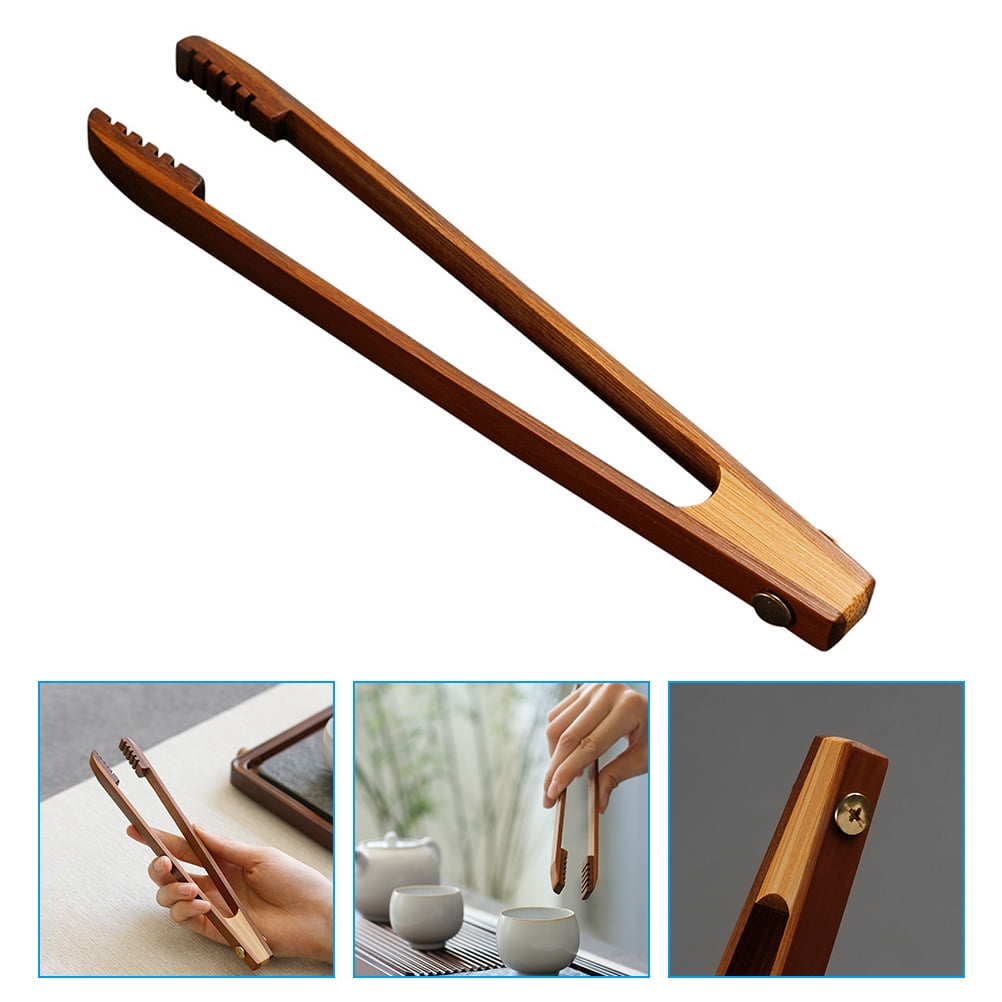 IBASETOY 1Pcs Tea Clamp Brown Bamboo Clamping Tool for Home Cooks ...