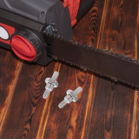 IBASETOY 2 Set Chainsaw Bar Nuts Studs and Nuts Ensure Stability Silver ...