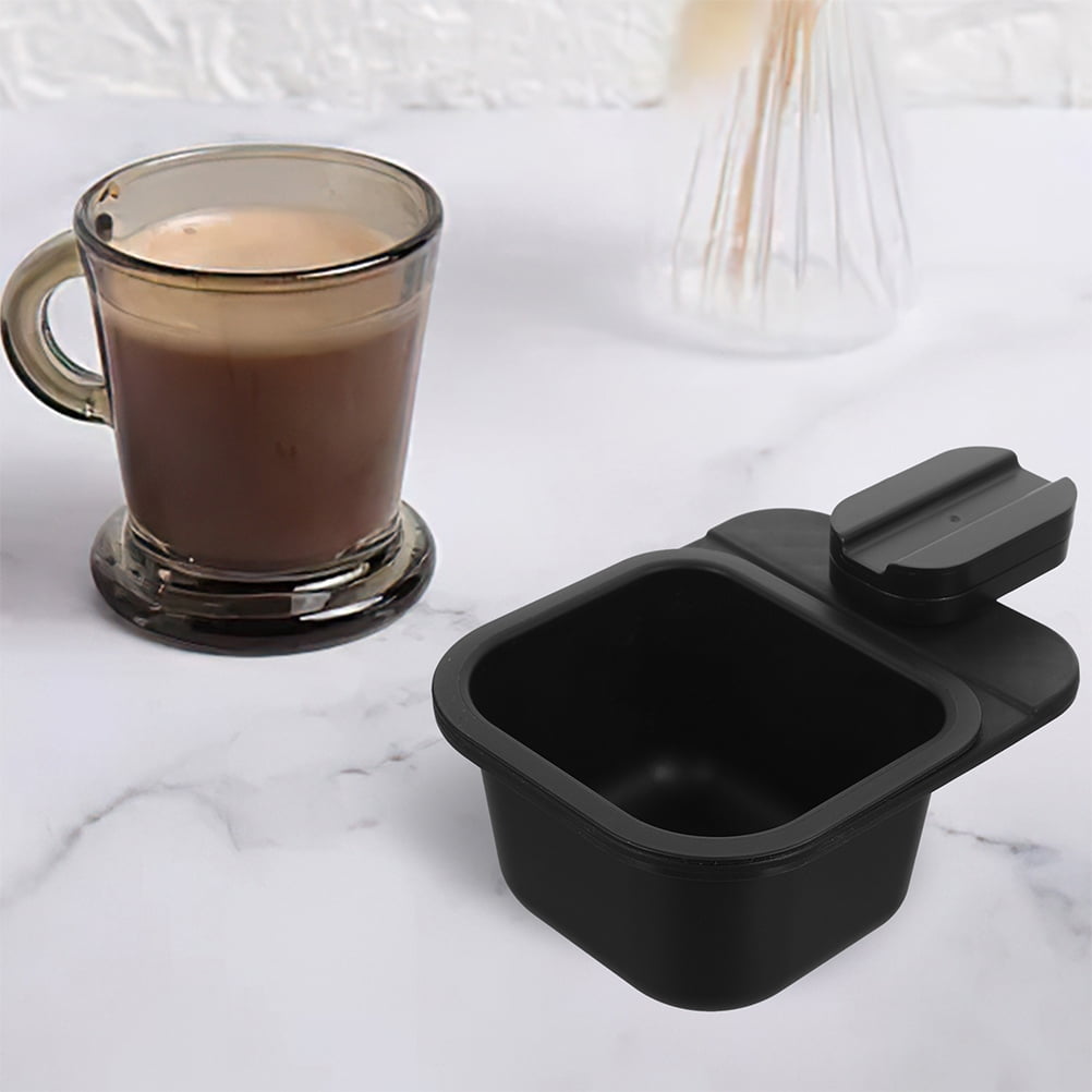 IBASETOY 2Pcs Clip on Trash Can for Desk Rotatable Black Small Waste ...