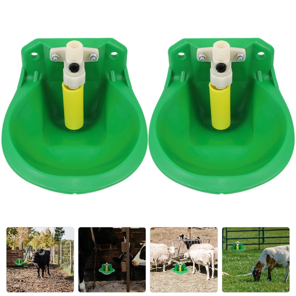 IBASETOY 2Pack No Dripping Sheep Water Bowl Automatic Waterer 11.6x6 ...