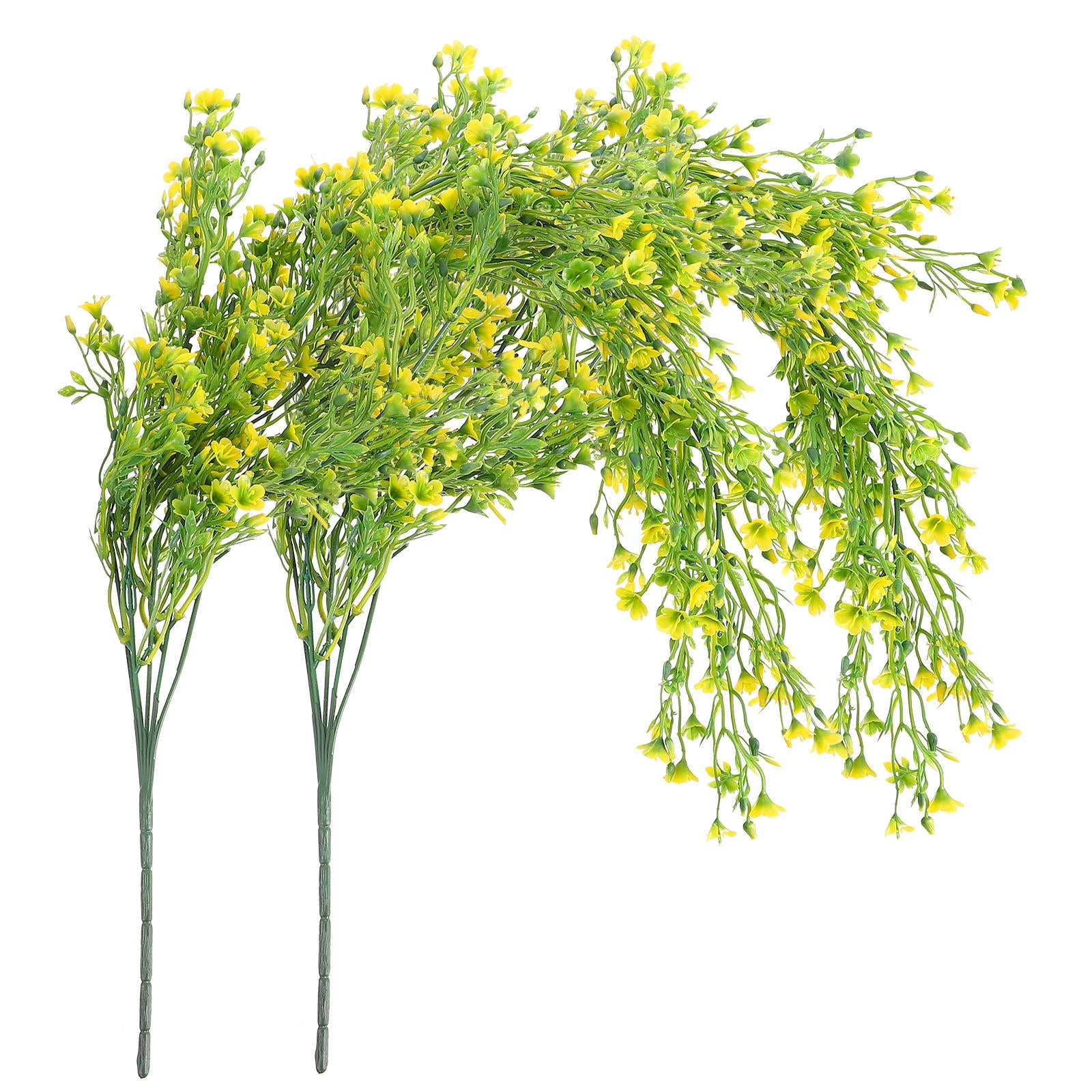 IBASETOY 2Pcs Realistic Greenery Wall Decor Artificial Flower Vines ...