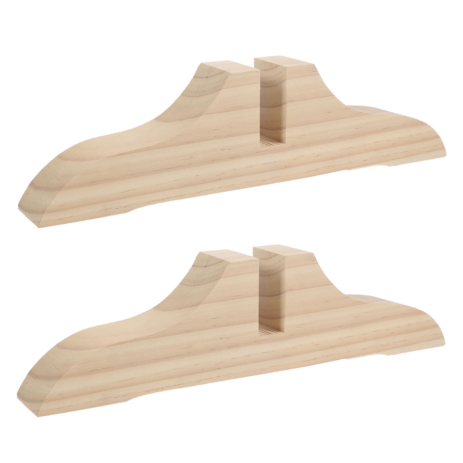 IBASETOY 2Pcs Simple Design Room Divider Clamps Wood Stable Screen Feet ...