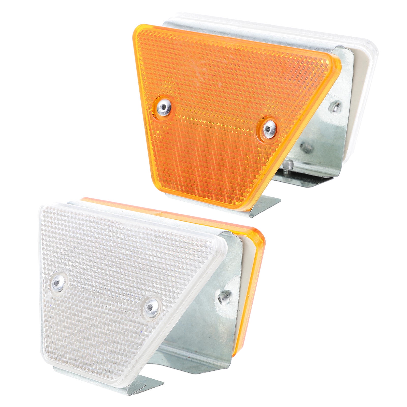 IBASETOY 2Pcs Trapezoid Road Reflectors High Reflectivity Reflective ...