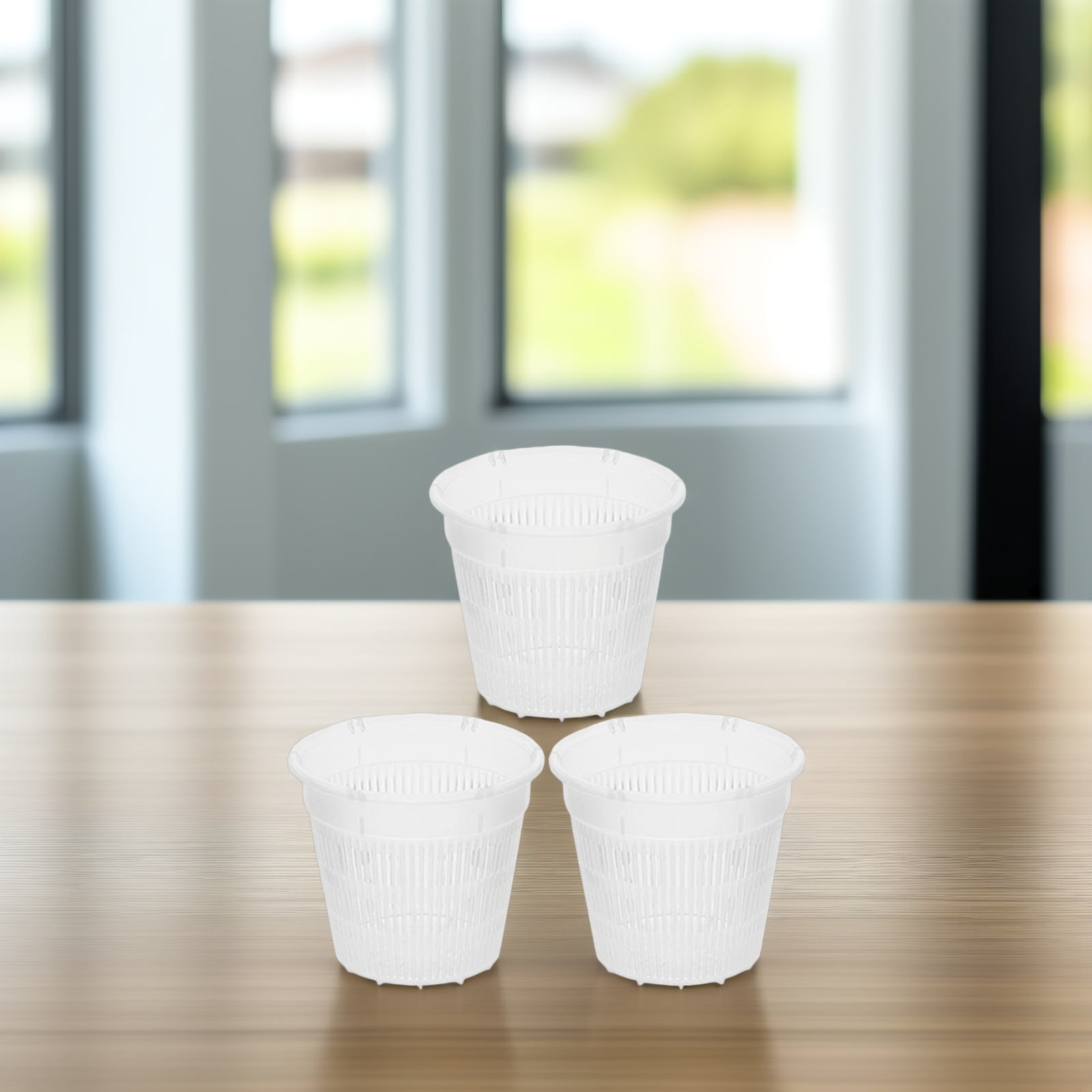 IBASETOY 3 Pcs Clear Orchid Planter for Plants with Breathable Design ...