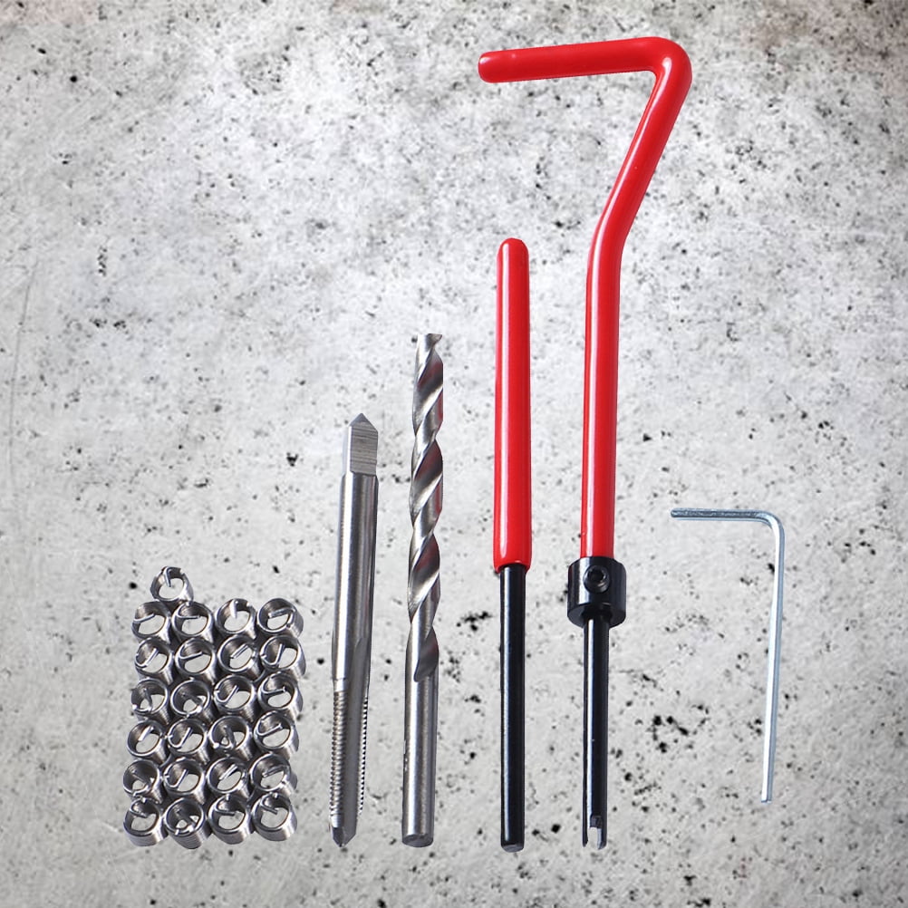 IBASETOY 30Set Thread Reinforcement Tool Kit Cast Iron Red for ...