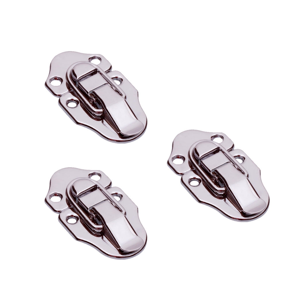 IBASETOY 3Pcs Securing Tool Box Latches Metal Clasps for Box Silver ...