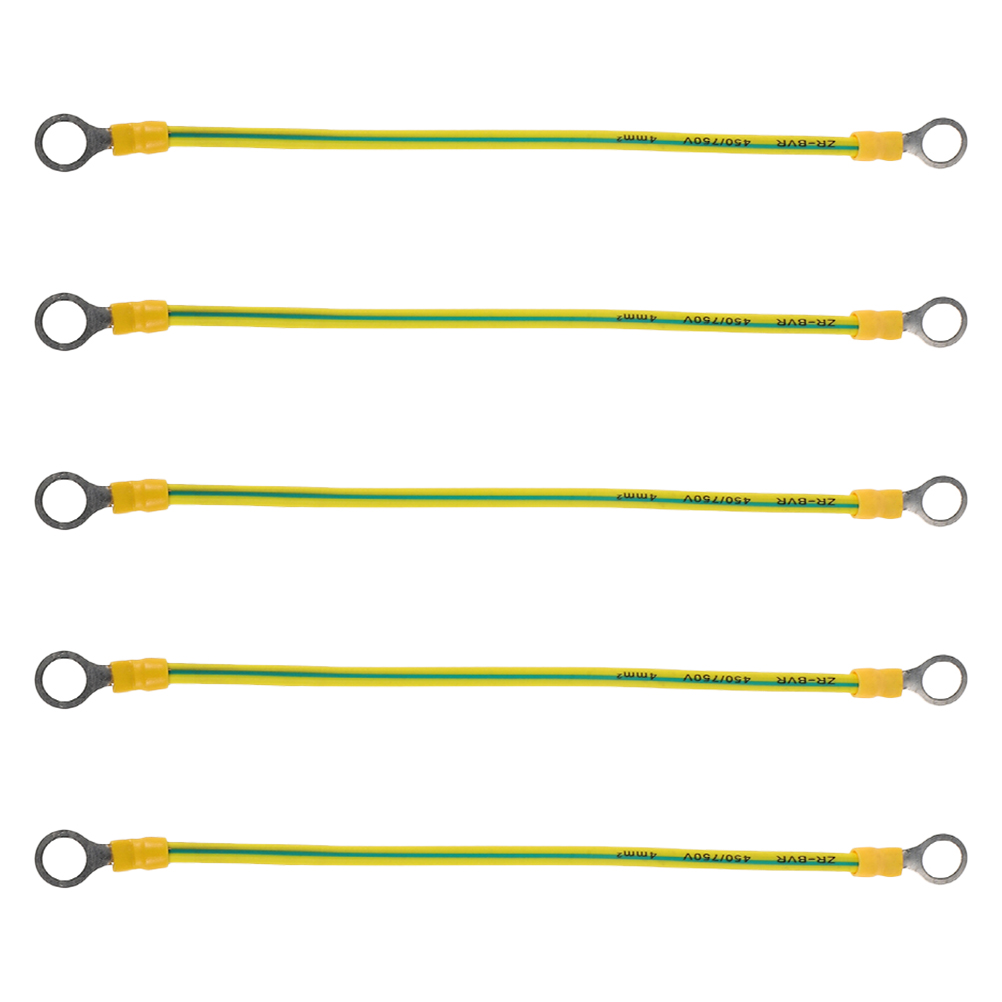 IBASETOY 5Pack Ground Strap Automotive Ground Cable PVC Copper Assorted ...