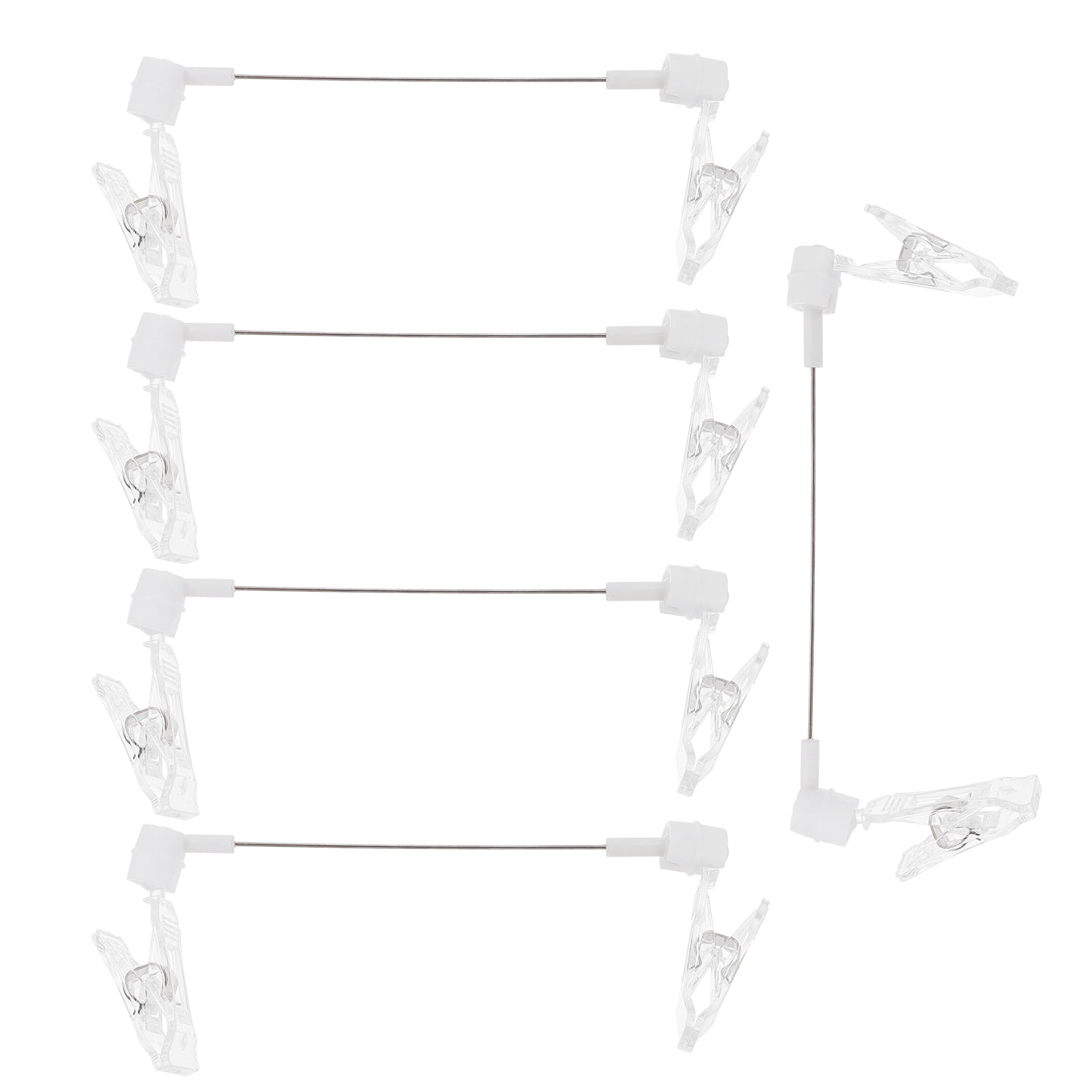IBASETOY 5pcs Label Clips for Wire Shelving Simple Structure Plastic ...