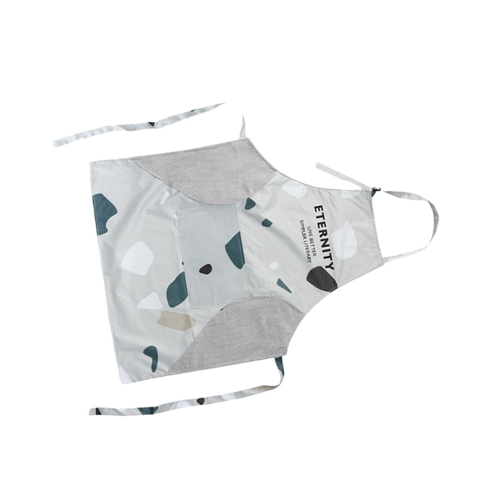 IBASETOY Cleaning Apron Waterproof for Adults Kitchen Apron Grey 1Pack ...