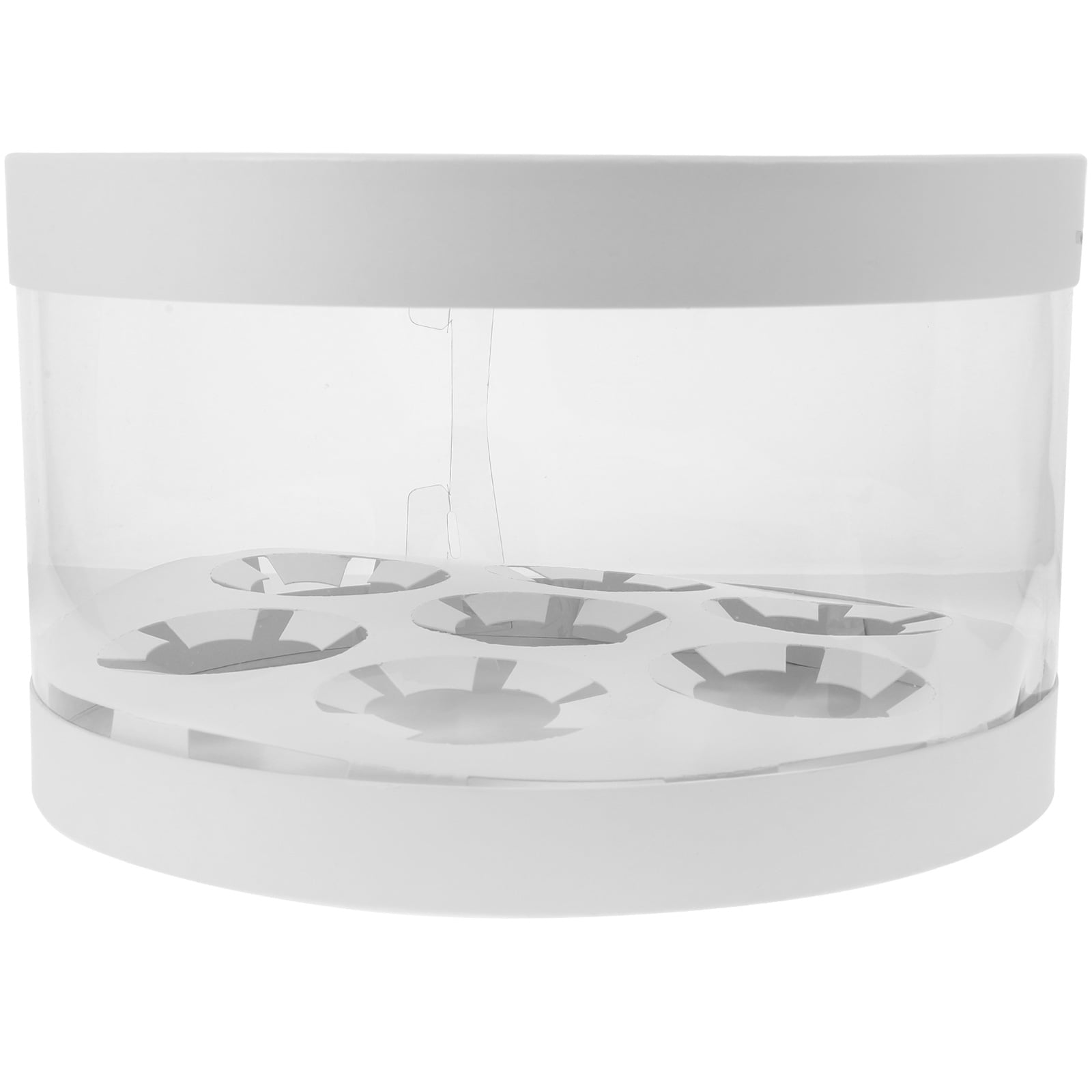 IBASETOY Clear Cupcake Carrier with Compartment Design for Versatile ...