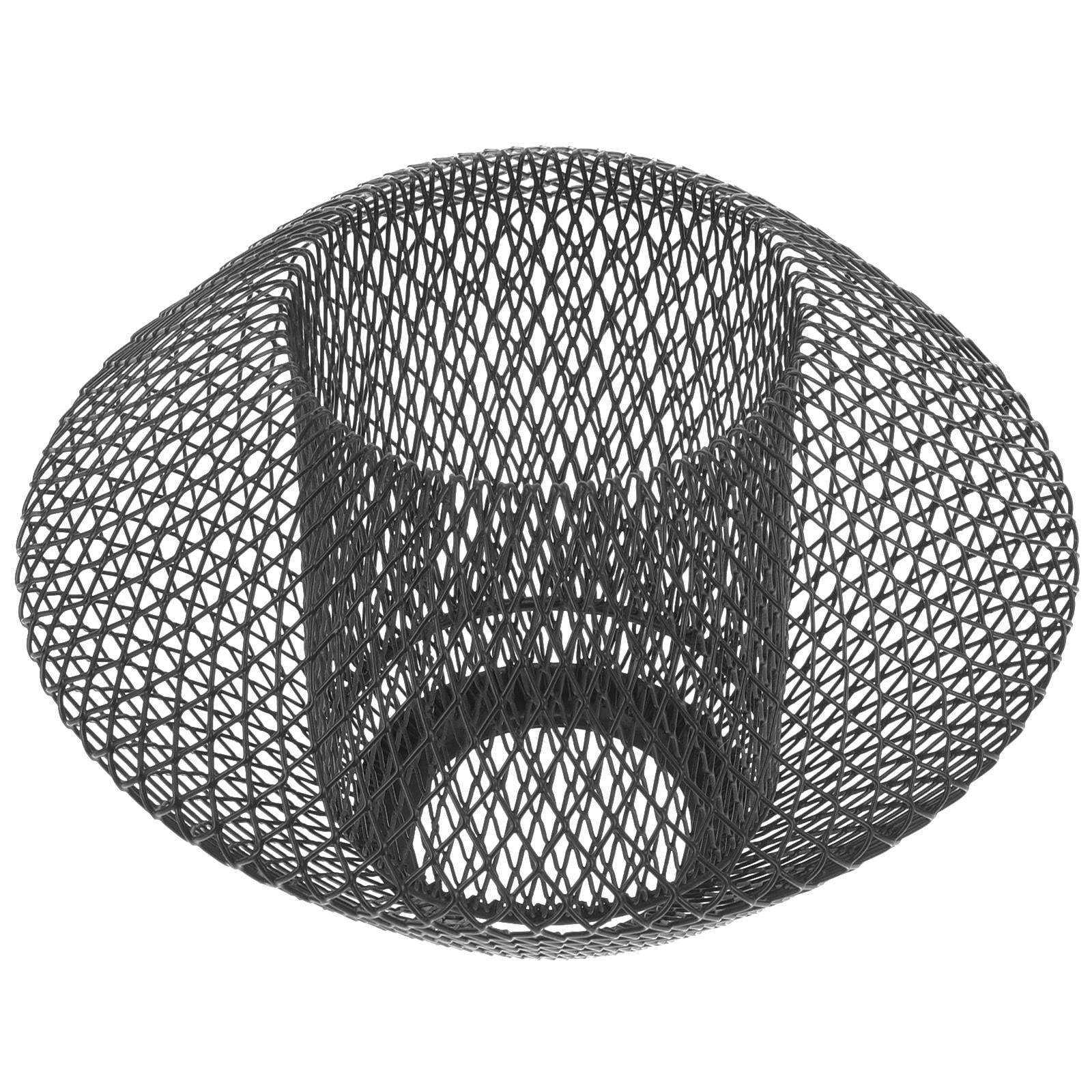 IBASETOY Metal Pendant Lamp Cover Black Iron Decorative Diamond Ceiling ...