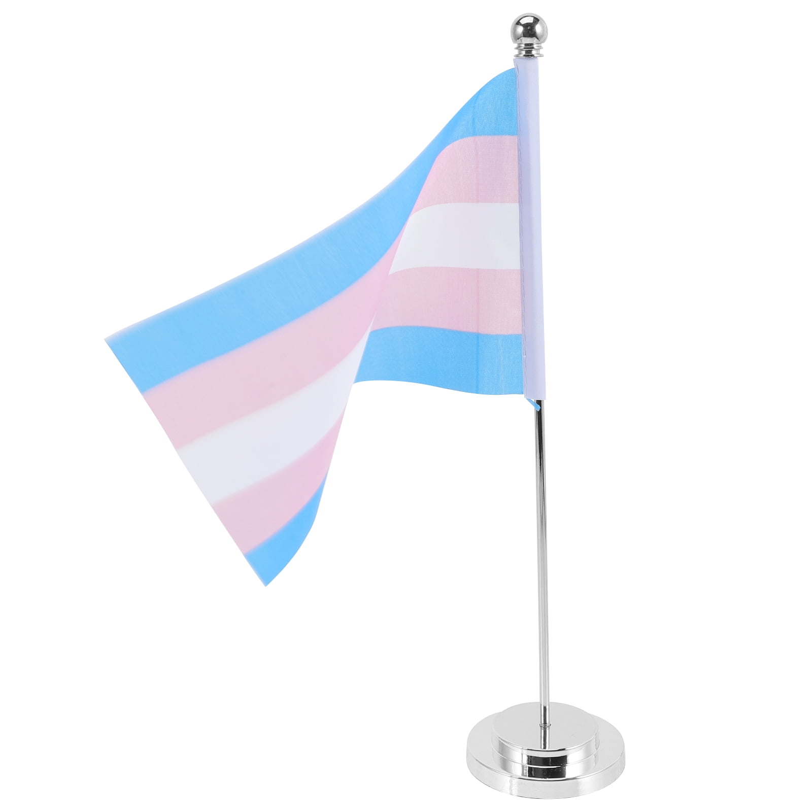 IBASETOY Rainbow Pride Desk Flag with Stand Base for LGBT Decor ...