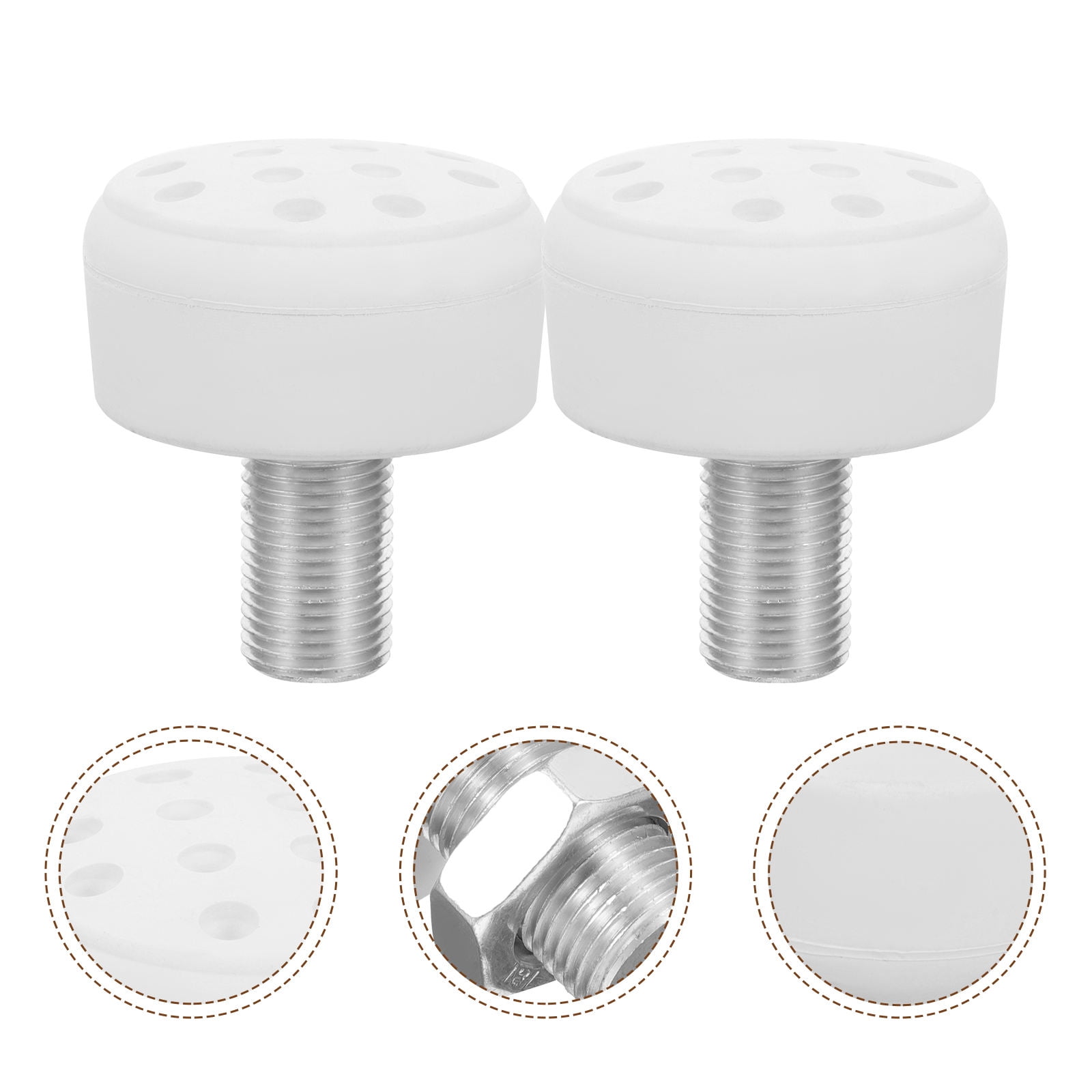 IBASETOY Roller Skate Toe Stopper with Metal Braking Stability for ...