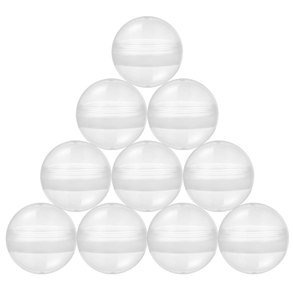 IBASETOY Round Gumball Machine 100pcs Fillable Balls Storage Containers ...