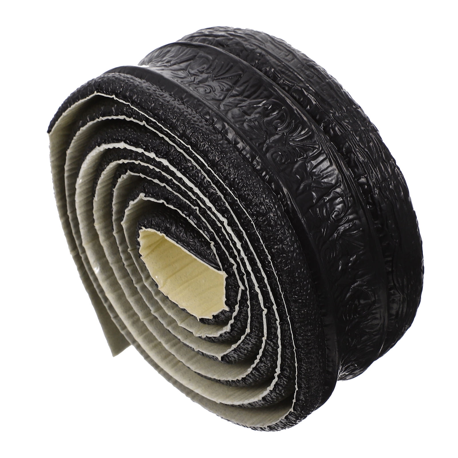 IBASETOY Sticky Molding Trim Wall Trim Self Adhesive Black Synthetic ...