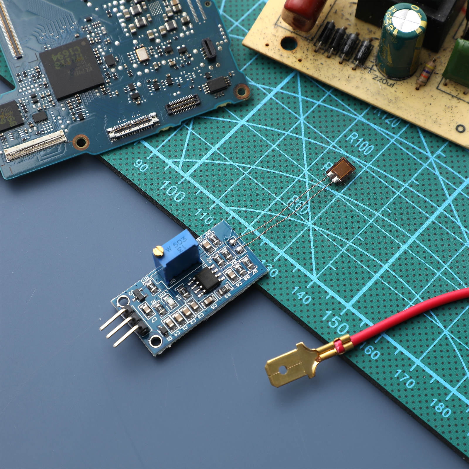 IBASETOY Strain Gauge Bending Test Sensor Module Modified Phenolic ...