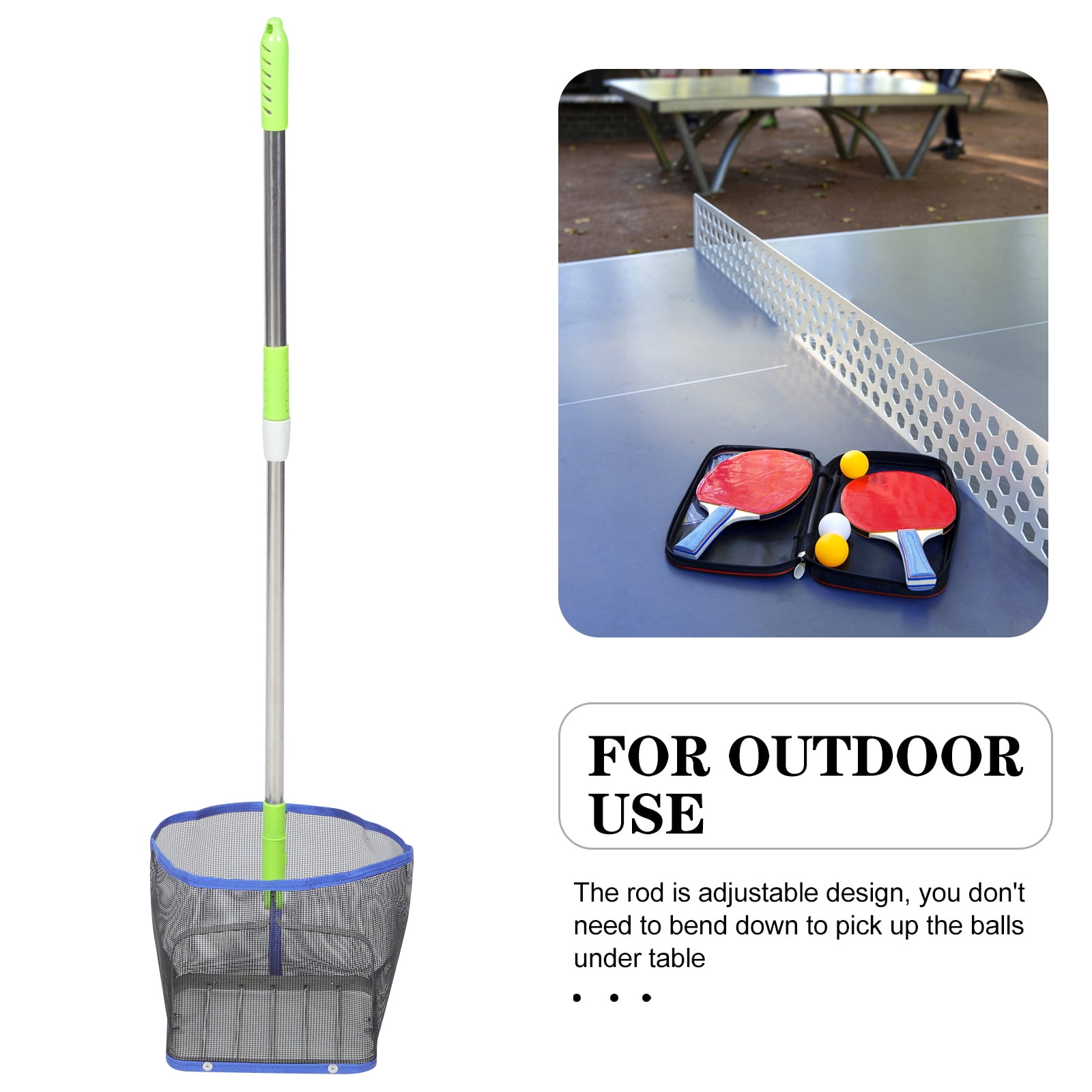 IBASETOY Tennis Ball Picker,Table Tennis Ball Picker Upper Portable ...