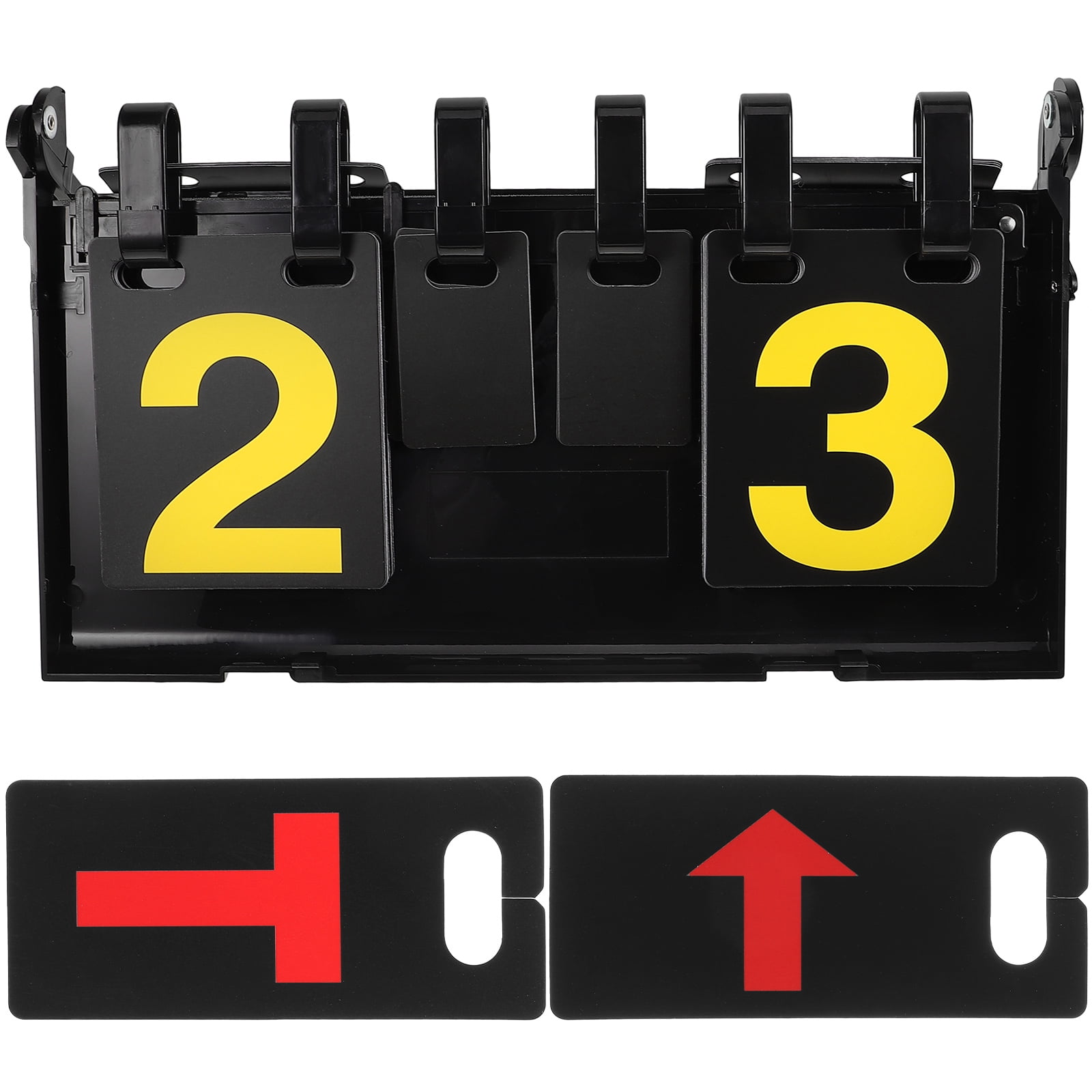 IBASETOY Tennis Scoring Board Outdoor Scoreboard Black Plastic Sports ...