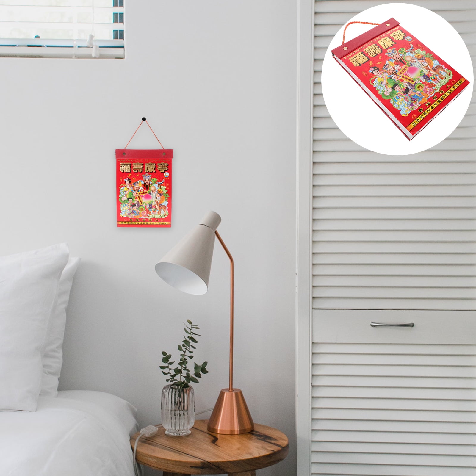 IBASETOY Traditional Lunar Calendar 2023 for Home Use with Tearable ...