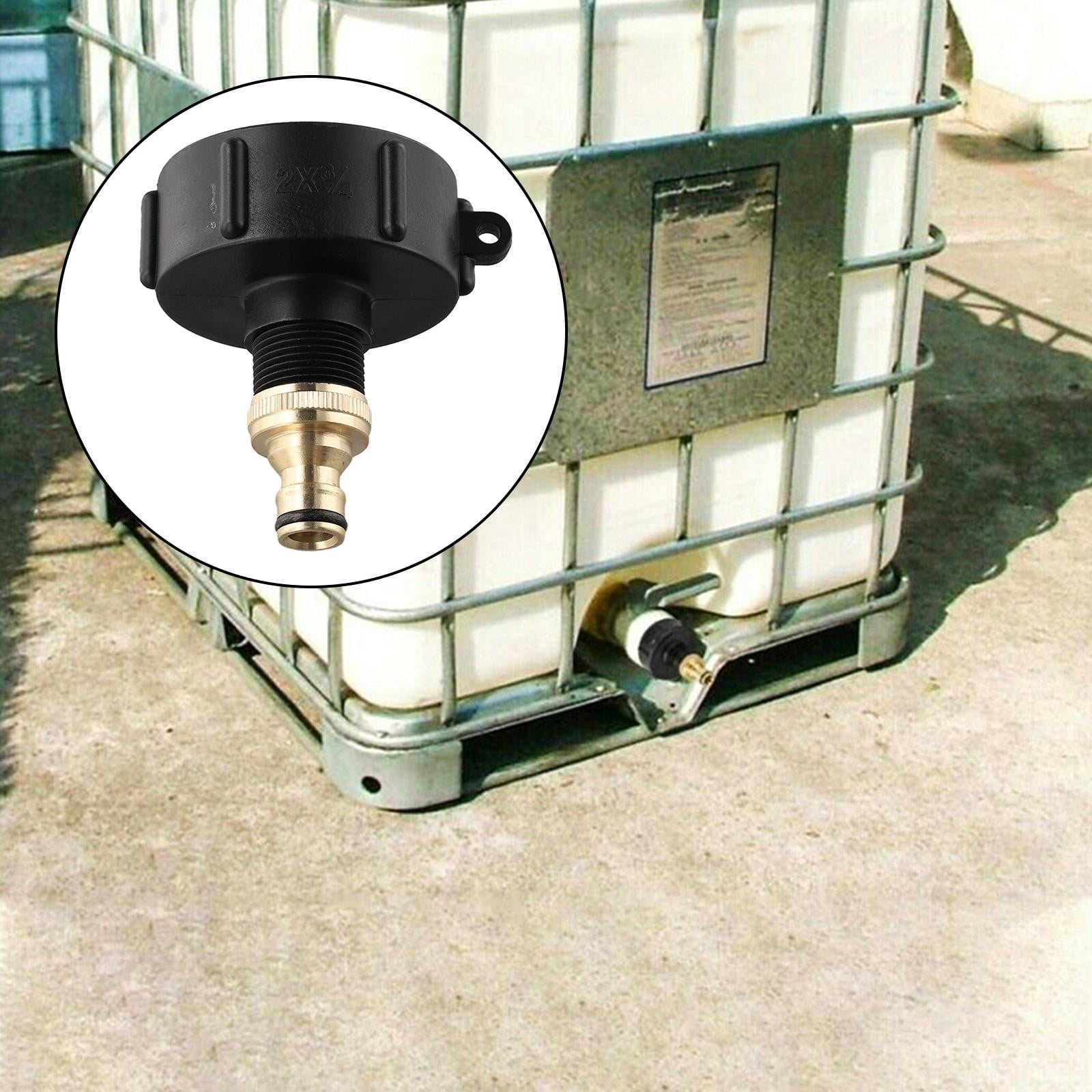 IBC Adapter 3/4in With Outlet Tap Rainwater For 1000L Container Tank ...