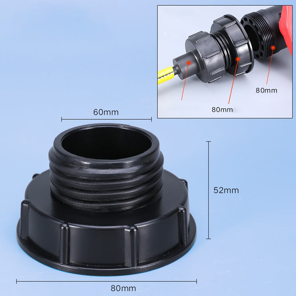 RAINB Ibc Adapter 80Mm To Reduce S60X6・・0Mm・・Ibc Tank Connector for Ibc ...