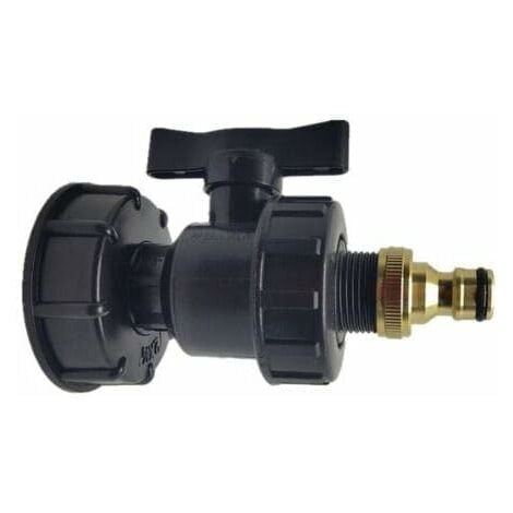 IBC Adapter, S60X6 IBC Tank Fittings - Barbed Hose Outlet Water ...