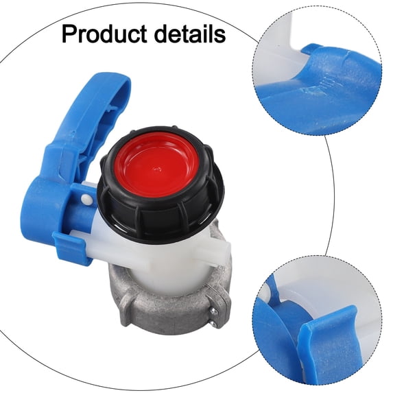 IBC Adapter Valve 75Mm Shut-Off Outlet For IBC Container Water Tank And ...