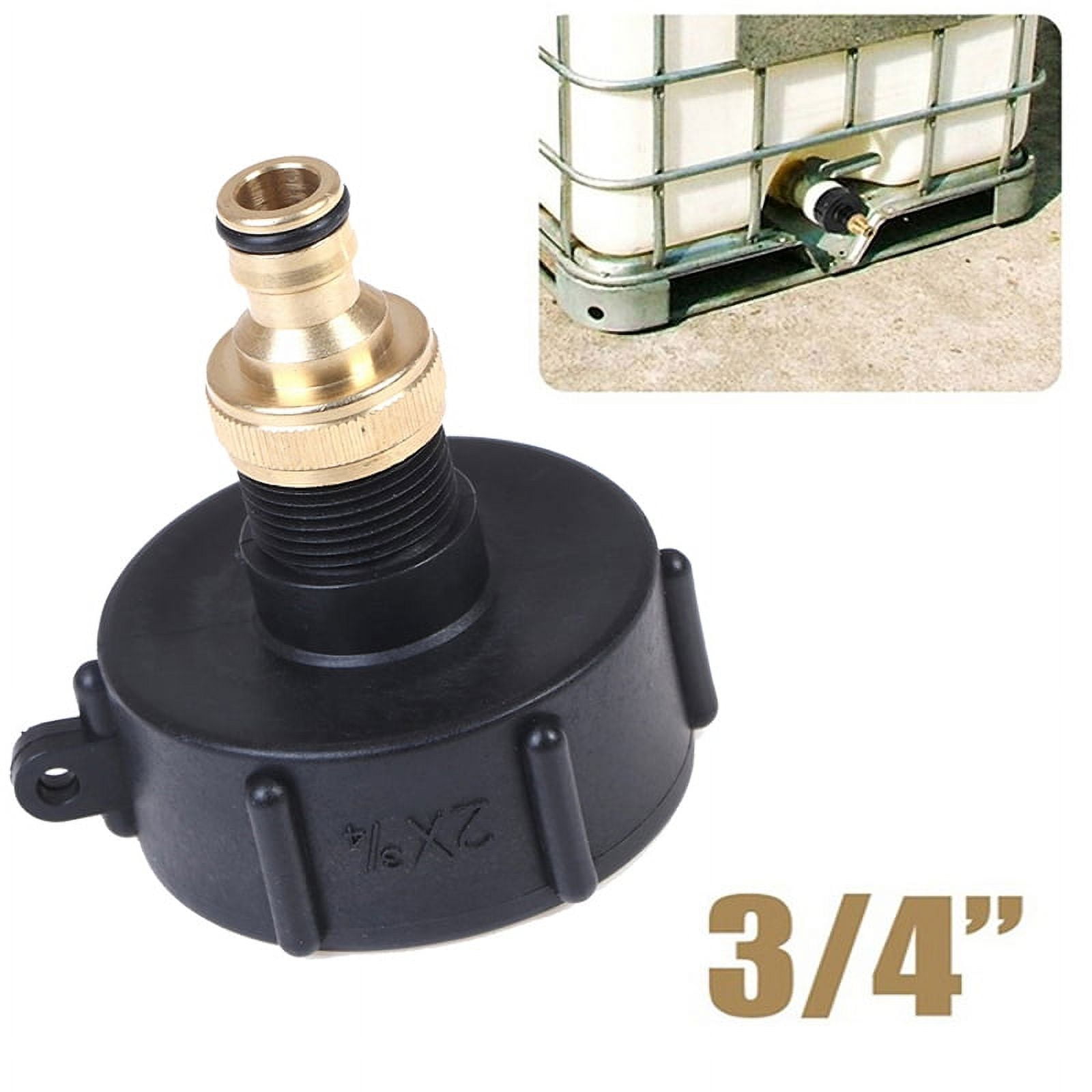 IBC Adapter With 3/4" Connector S60x6 IG For IBC Water Tank Rain Barrel ...