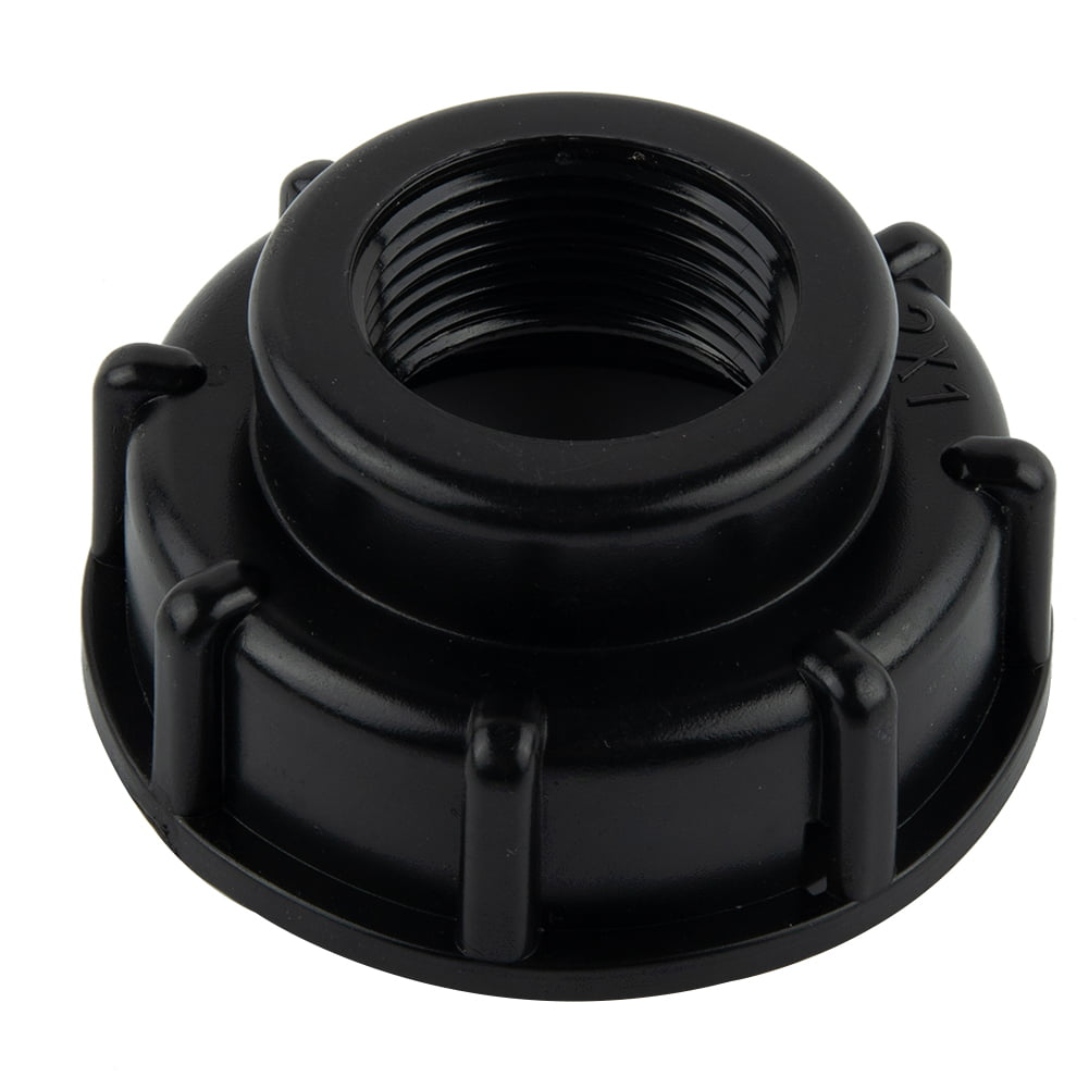 IBC Container Cap 1/2 3/4 1\" Female Adapter Cap S60x6 Tank - Walmart.com