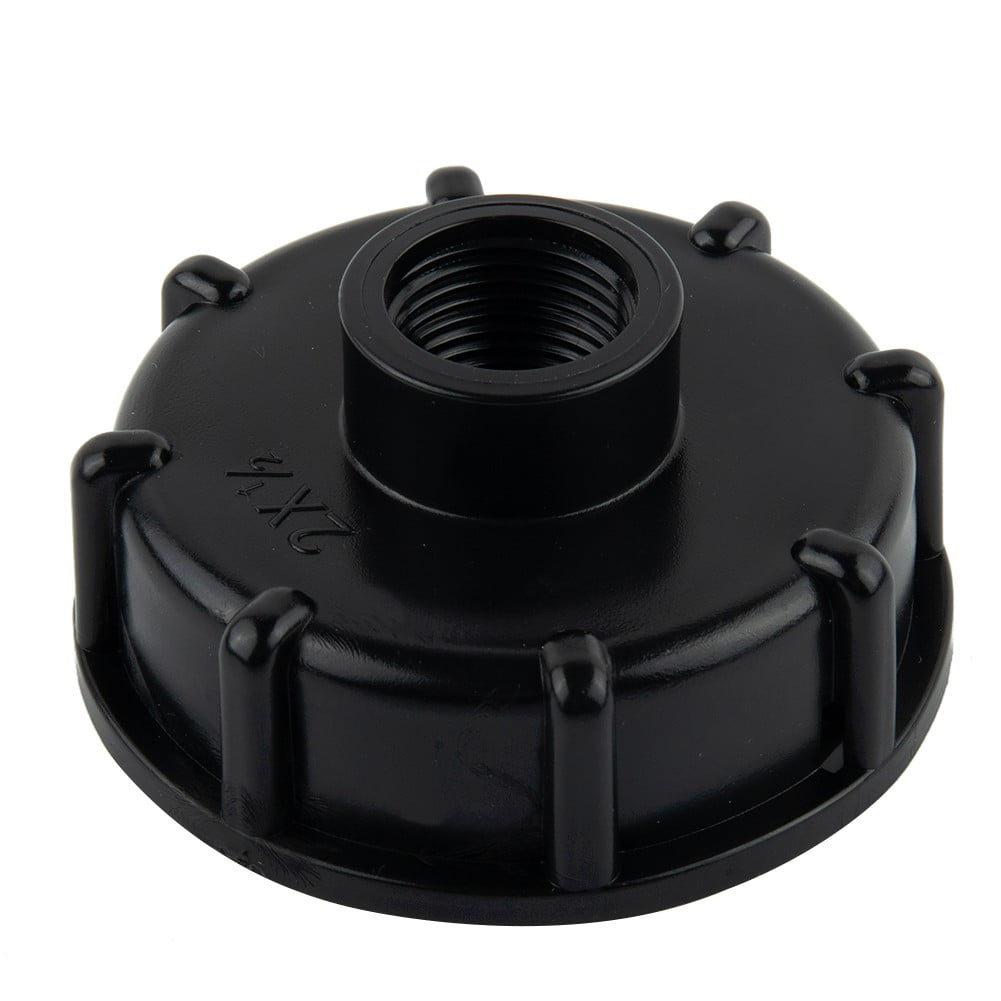IBC Container Cap 1/2 3/4 1\" Female Adapter Cap S60x6 Tank - Walmart.com