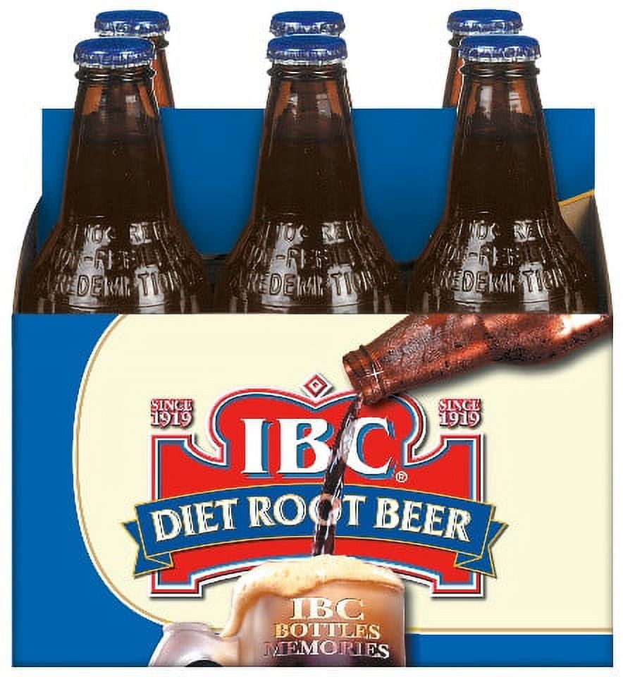 IBC Diet Root Beer, 12 Fl. Oz., 6 Count - Walmart.com