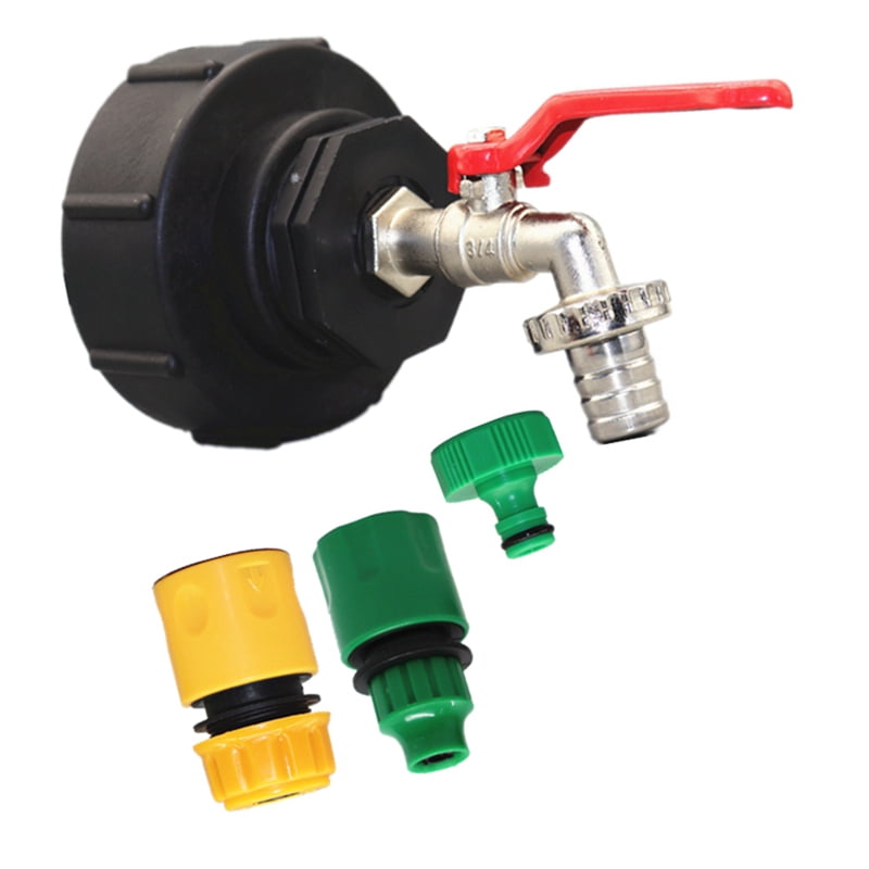 IBC Outlet Faucet 3/4 Inch IBC Adapter S100x8 Brass IBC Ball Outlet ...