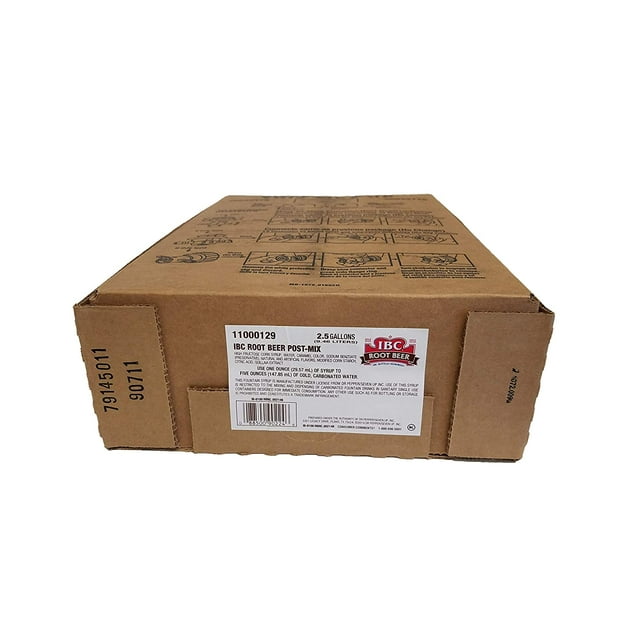 IBC Root Beer (2.5 Gallon Soda Syrup BiB) - Walmart.com