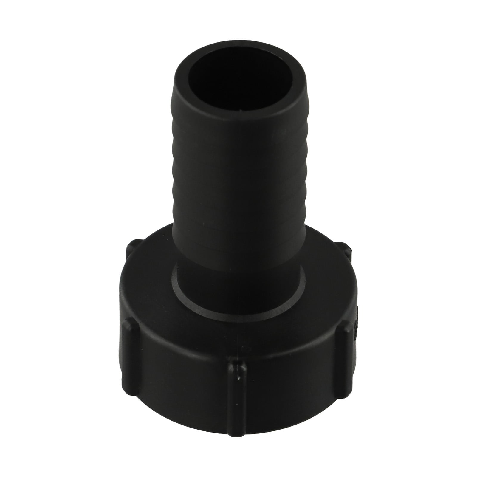 IBC Tank 38mm Hose Adapter, Black Plastic Quick Connect Fitting for ...