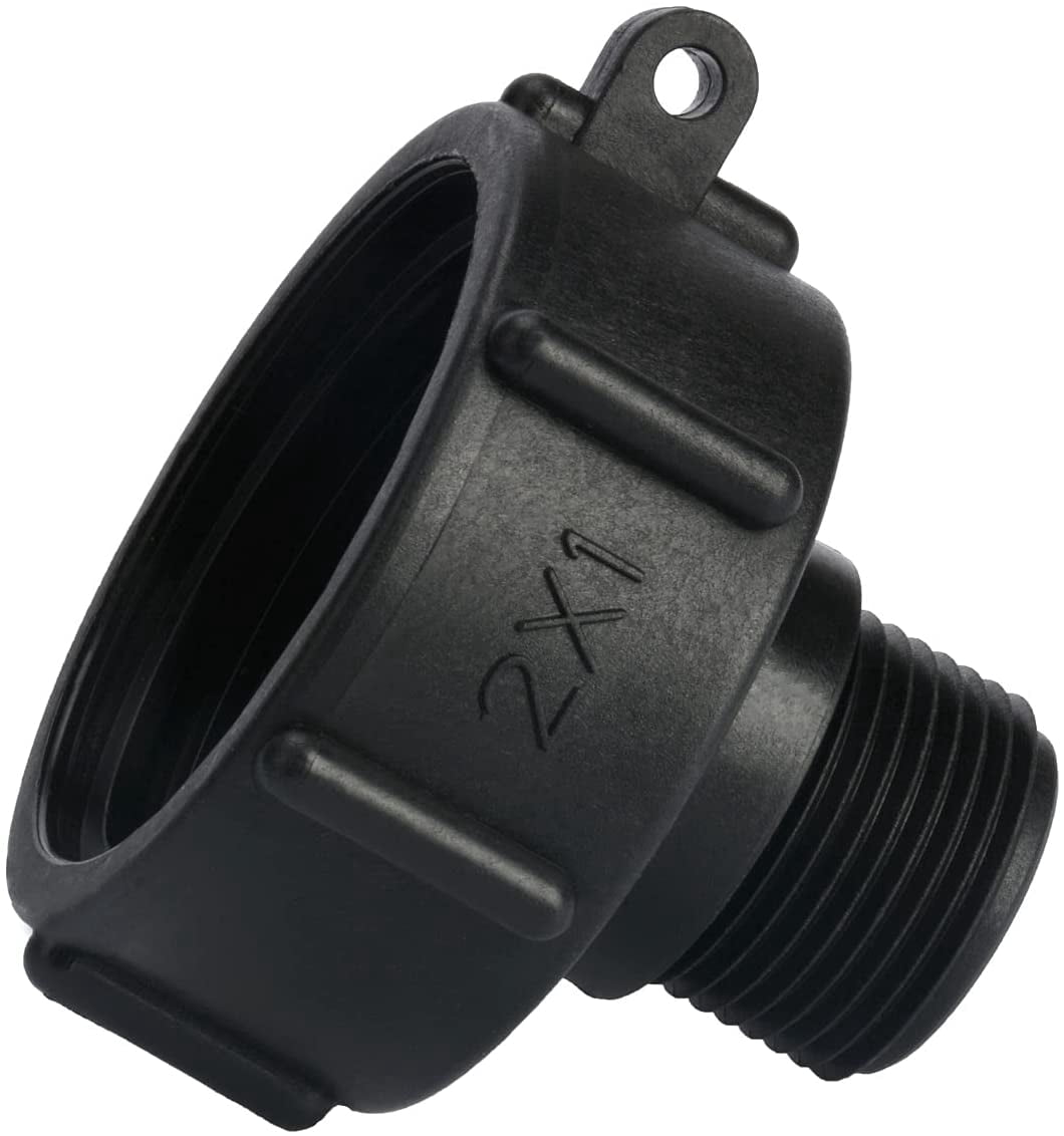 IBC Tank Adapter Plastic Hose Tap Connector S60X6 1 "Coarse Threaded ...