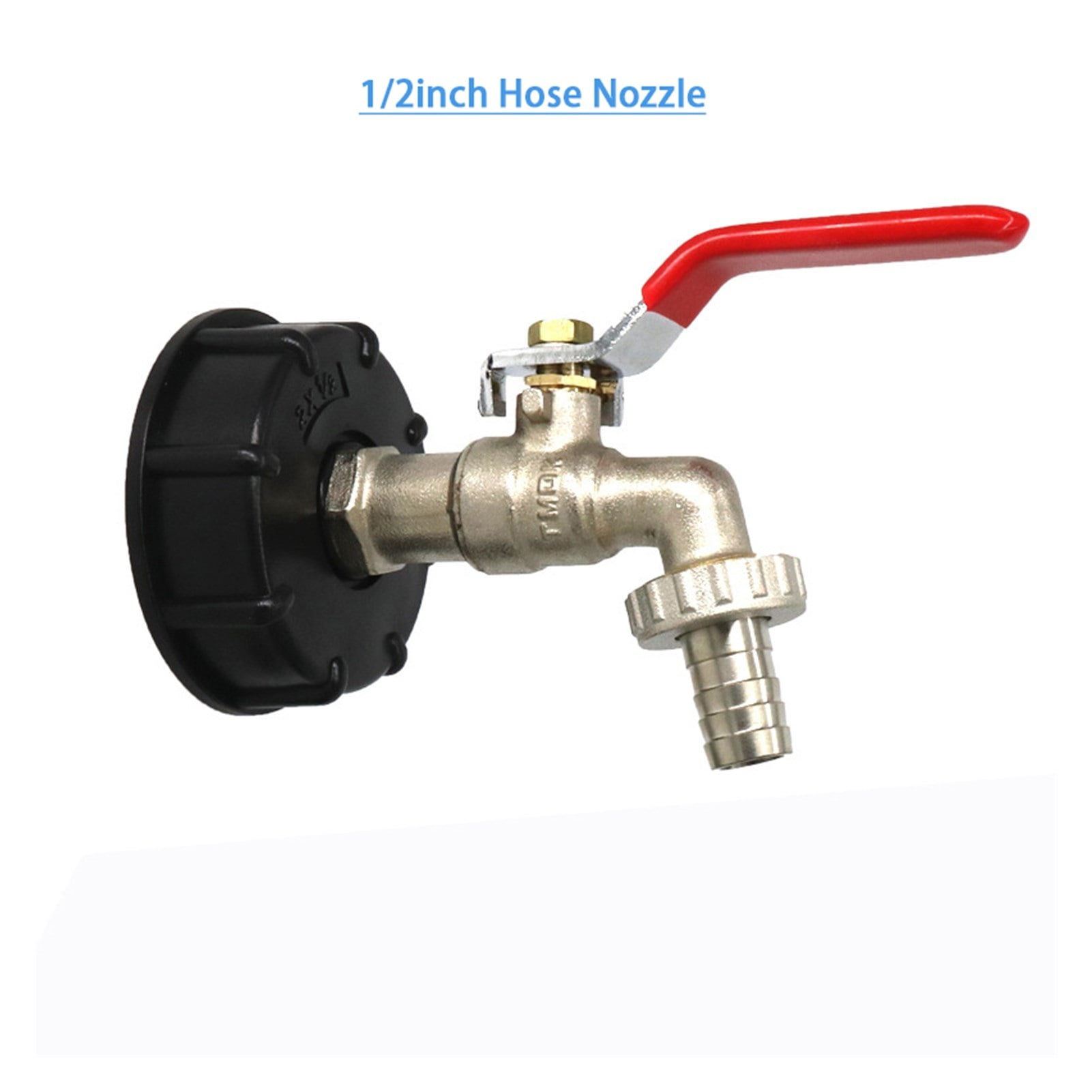 IBC Tank Adapter S60X6 1/2" 3/4" Garden Hose Faucet Water Tank Hose ...
