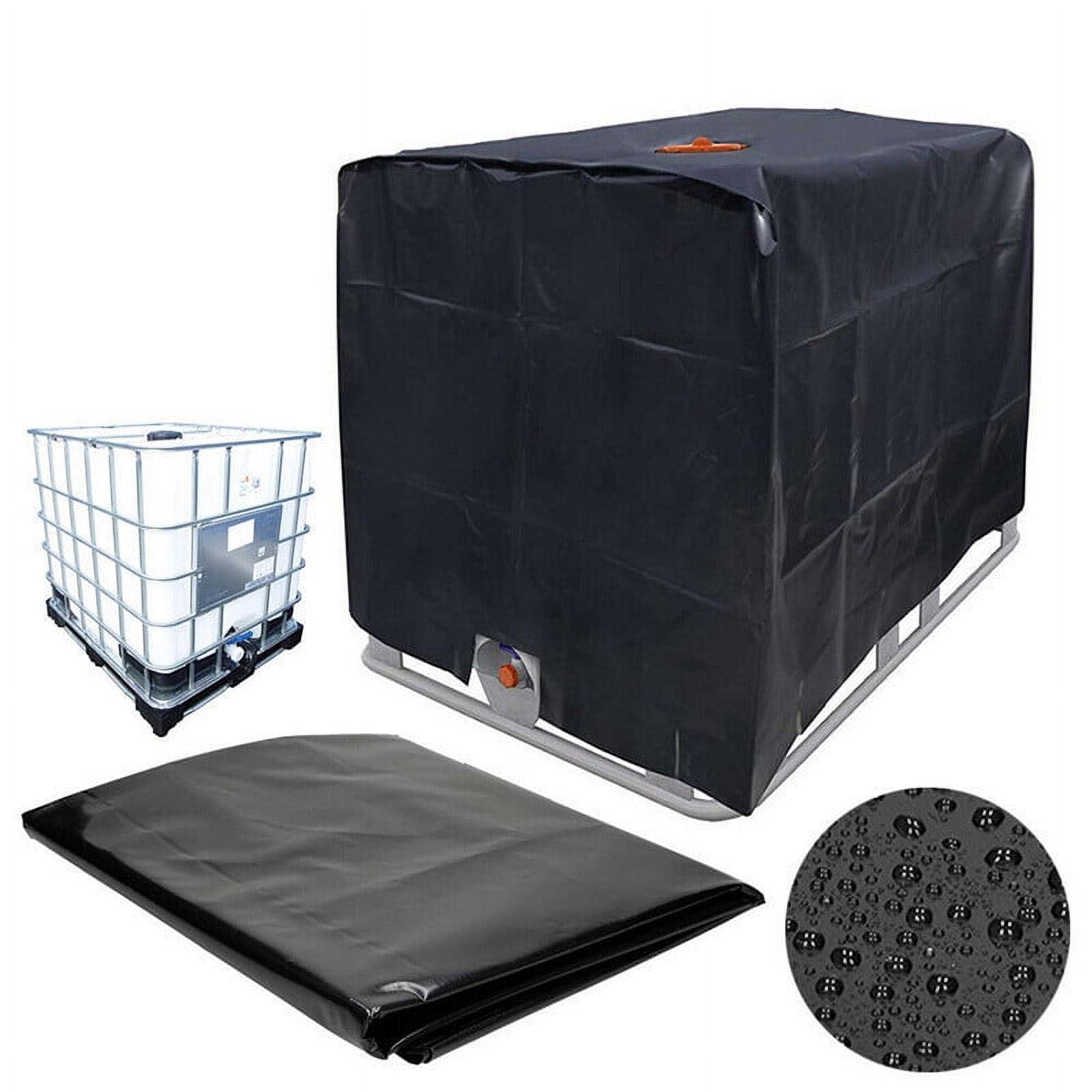 IBC Tank Cover for 1000L IBC Container, 116 x 100 x 120 cm Water Tank ...