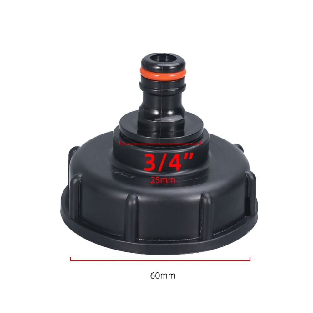 IBC Tank Tap 60mm 3/4" Coarse Thread Fitting 1000 Litre Water Container ...