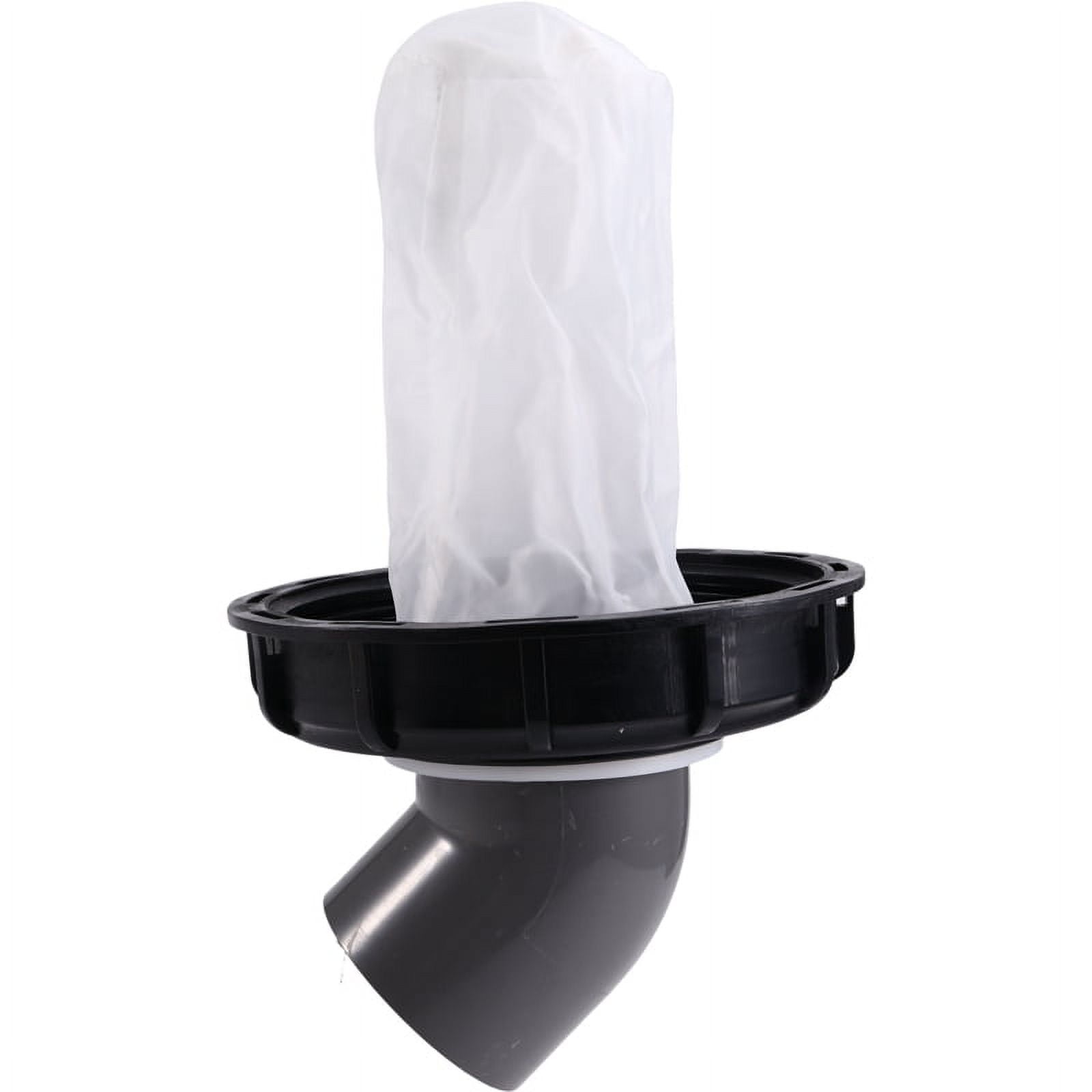 IBC Ton Pail Accessories Ton Pail Plastic with Filter Ton Pail Cover DN150 Black DN150-165MM 45 ...
