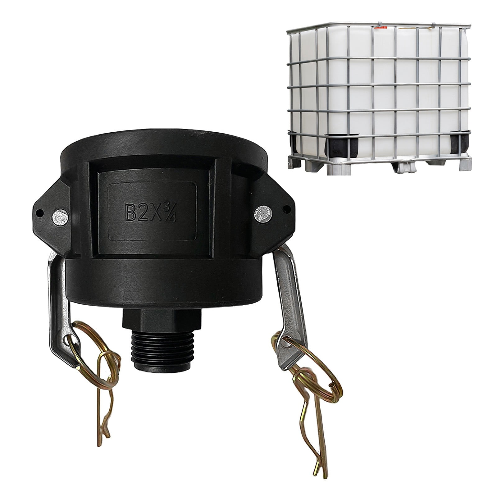 IBC Tonne Fitting IBC Drain Adapter 2 Inch Quick Fitting - Walmart.com