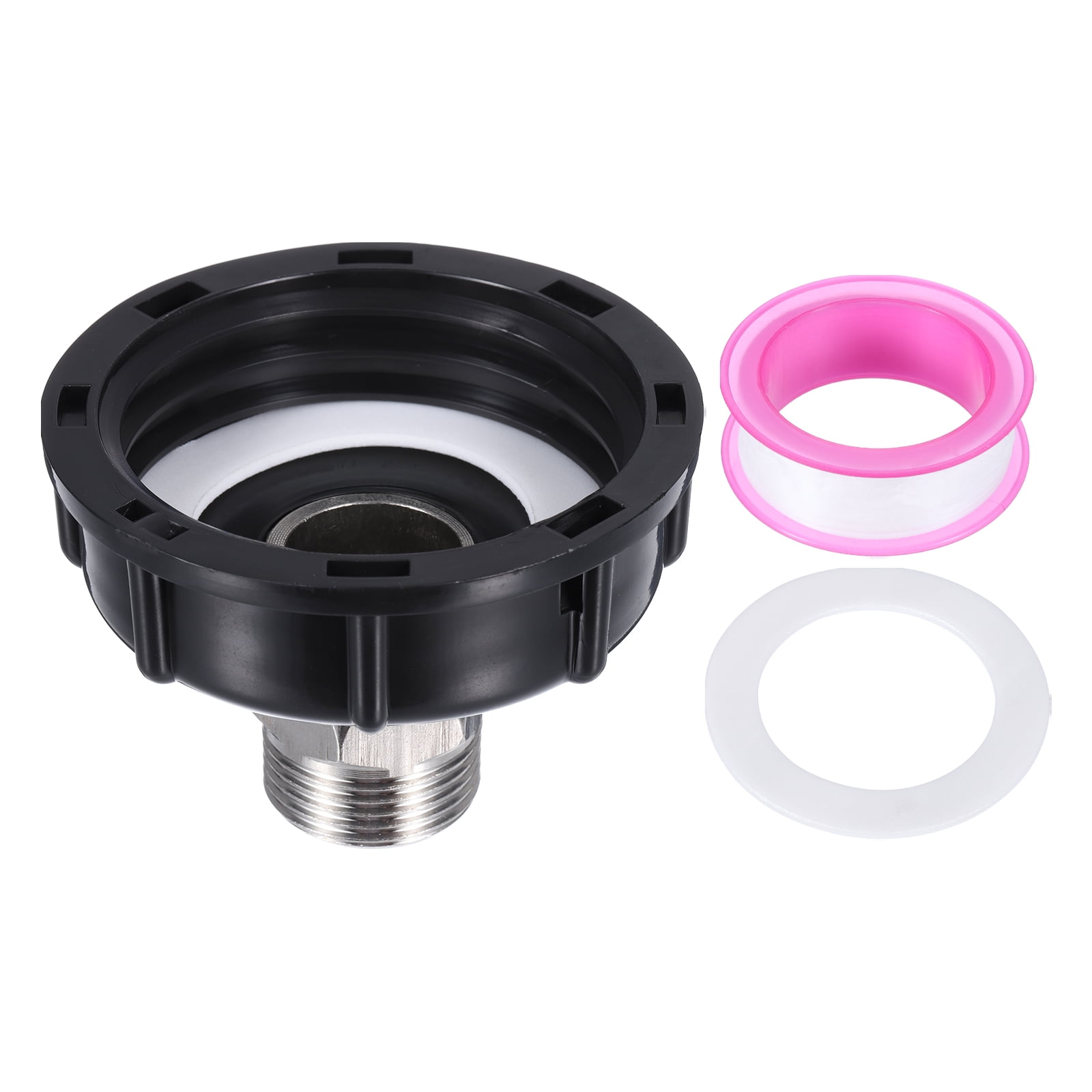 Uxcell IBC Tote Adapter 3/4" Male Thread to S60x6 2" Coarse Female ...