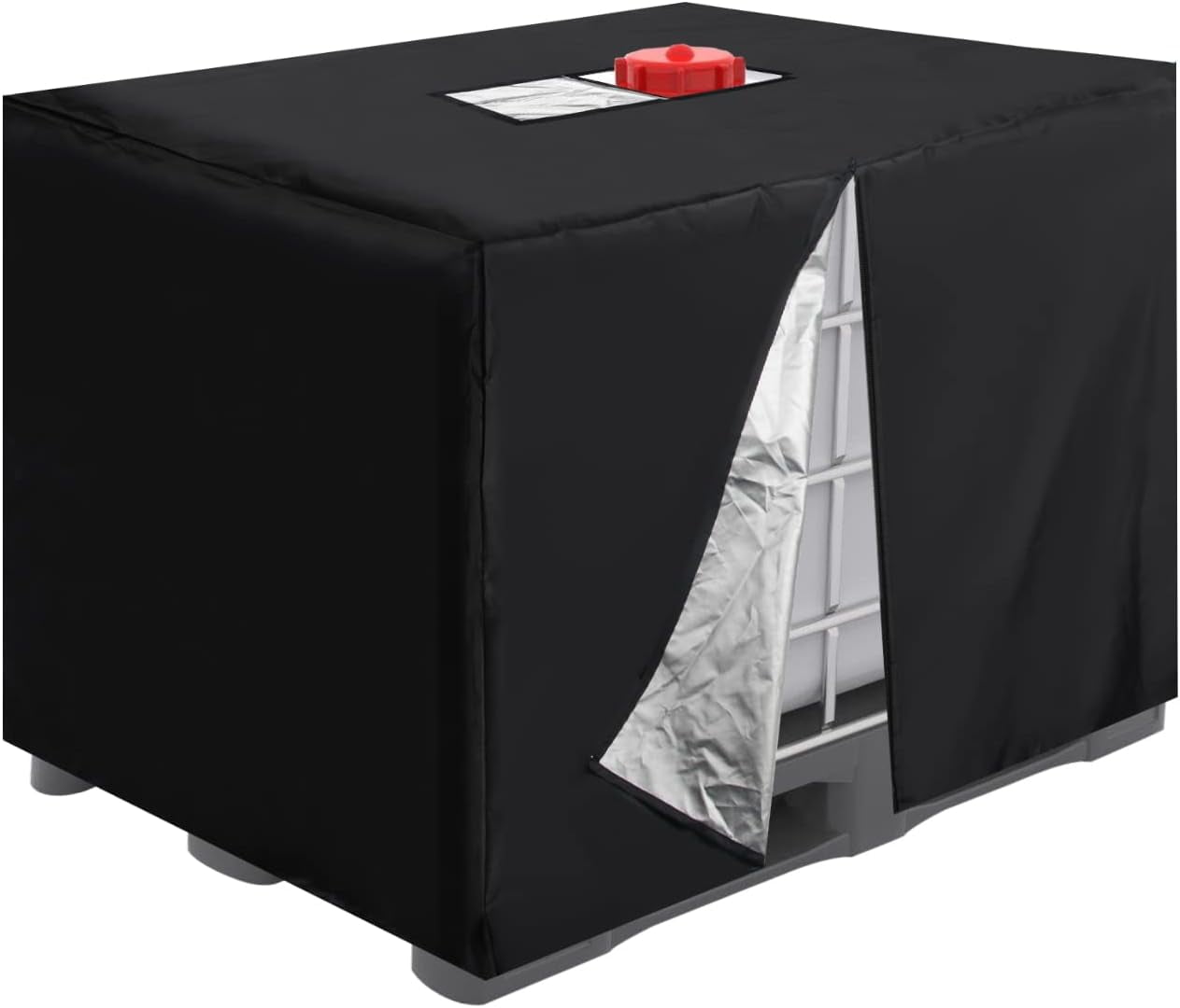 IBC Tote Cover for 275 Gallon (1000L), Water Tank Protective Cover 210D ...