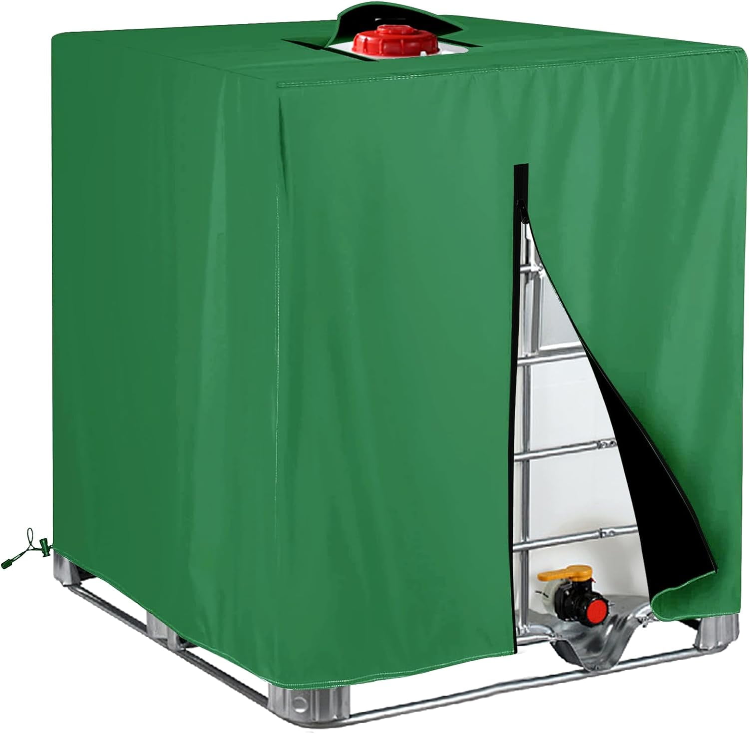 IBC Tote Cover 275 Gallon 420D Fabric Sunshade Waterproof Water Tank ...