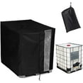 IBC Tote Cover, 600D Heavy Duty Protective Cover for 275 Gallon Water ...
