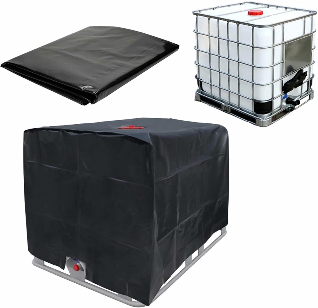 IBC Tote Cover, Foil Cover Sun Protective Hood for Rain Water Tank 1000 ...