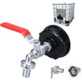 IBC Tote Tank Adapter, Garden Hose Connector For 275-330 Gallon ...